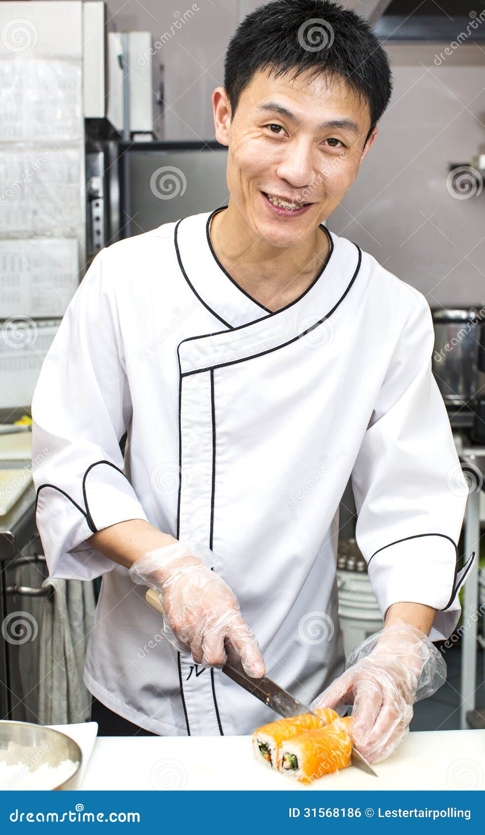Japanese chef stock photo. Image of closeup, delicious - 31568186