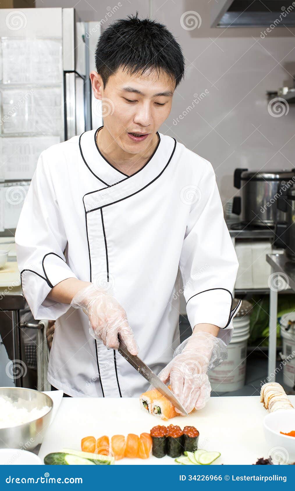 Japanese chef stock photo. Image of dining, cooking, culinary - 34226966
