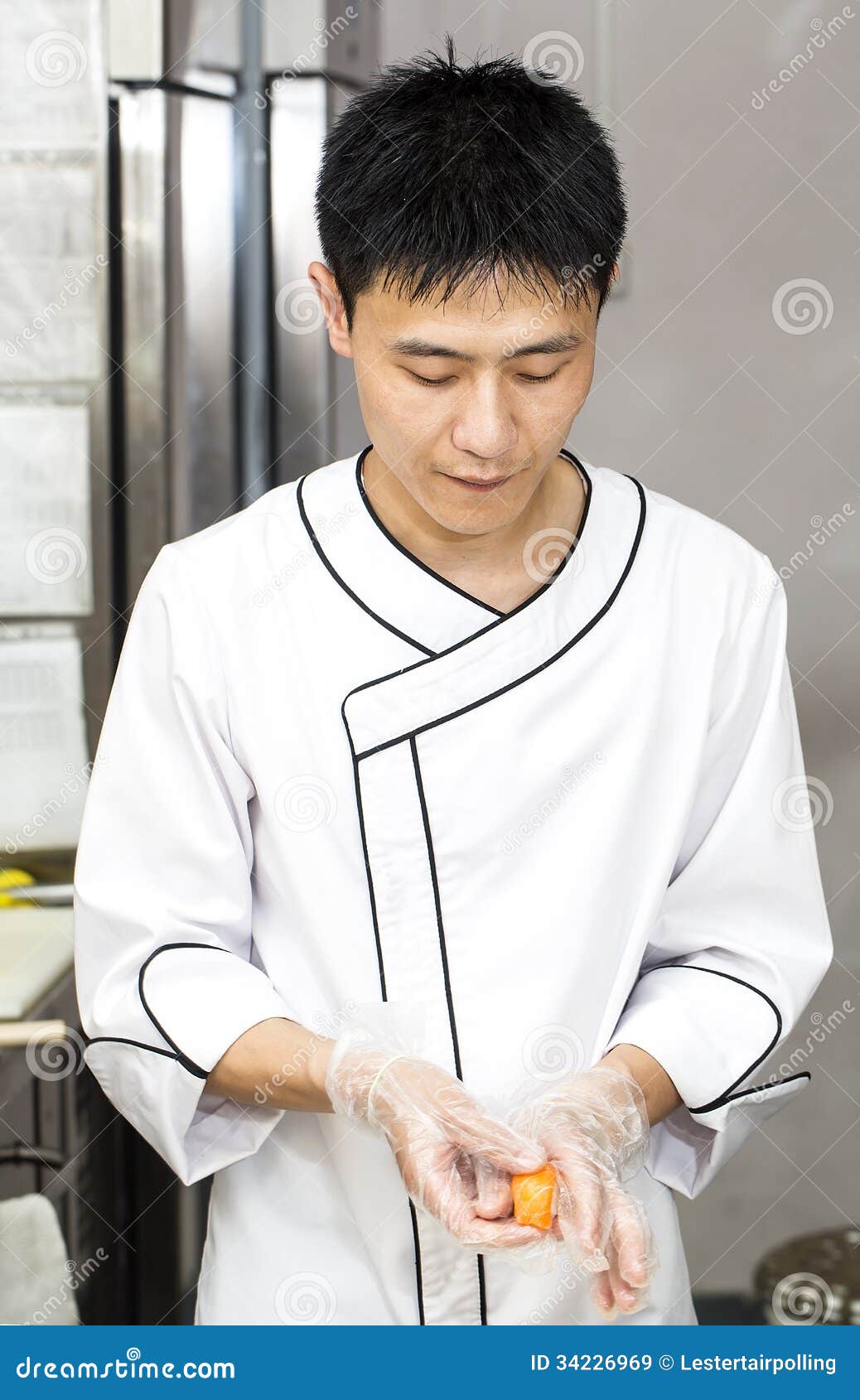 Japanese chef stock image. Image of japanese, meal, diet - 34226969