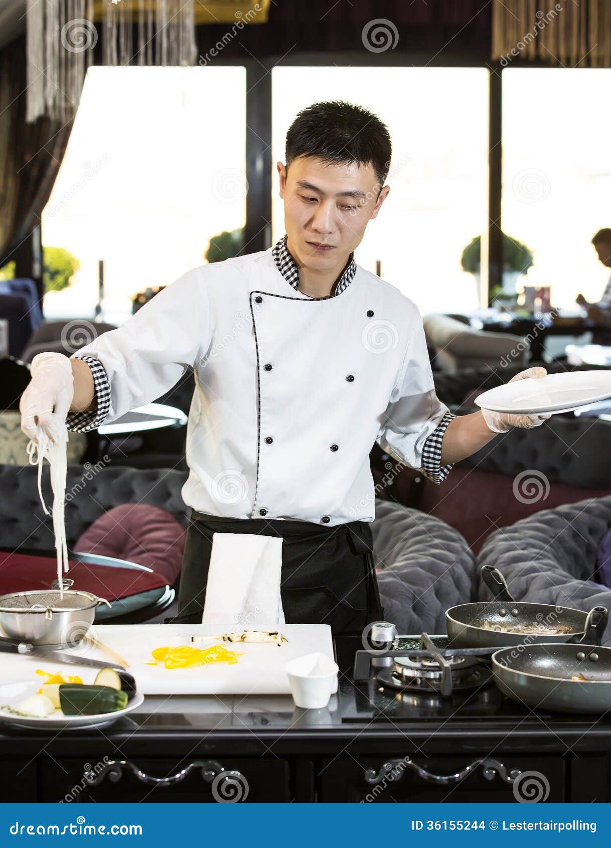 Japanese chef stock photo. Image of culinary, gourmet - 36155244