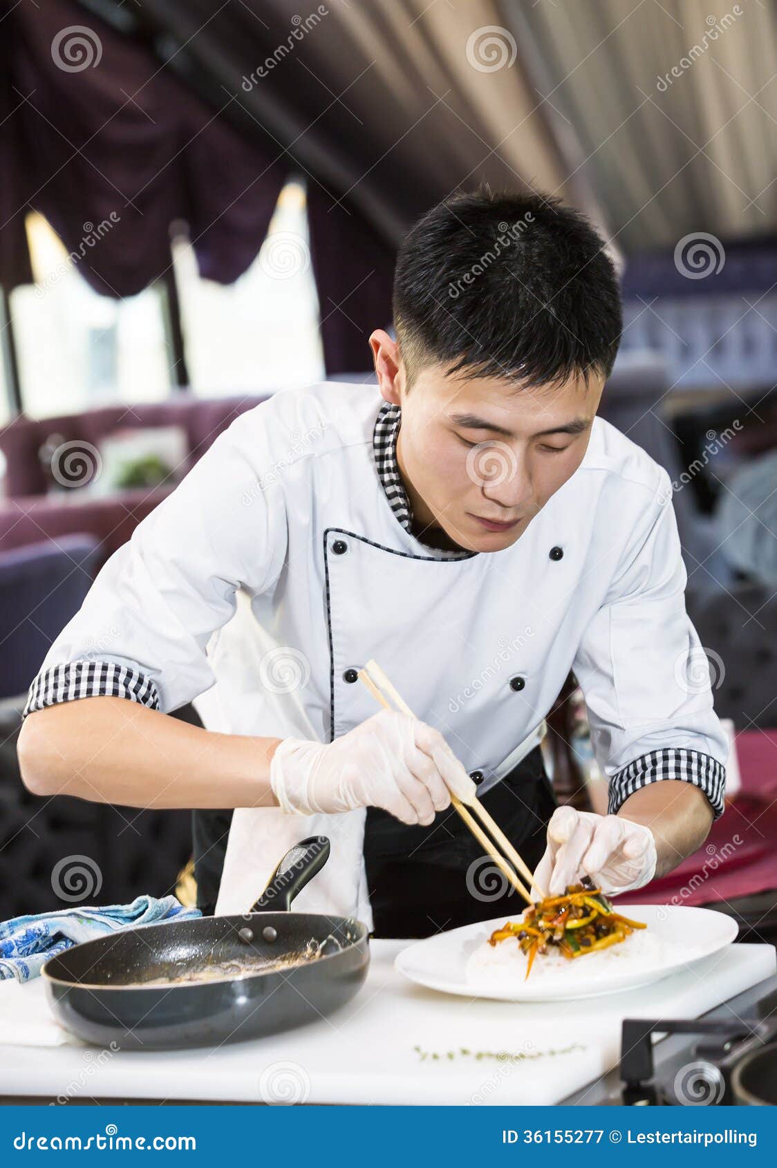 Japanese chef stock image. Image of closeup, dinner, cuisine - 36155277