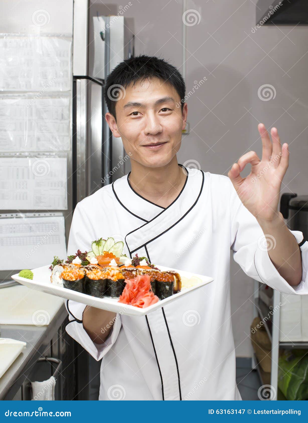 Japanese chef stock image. Image of cook, diet, meal - 63163147