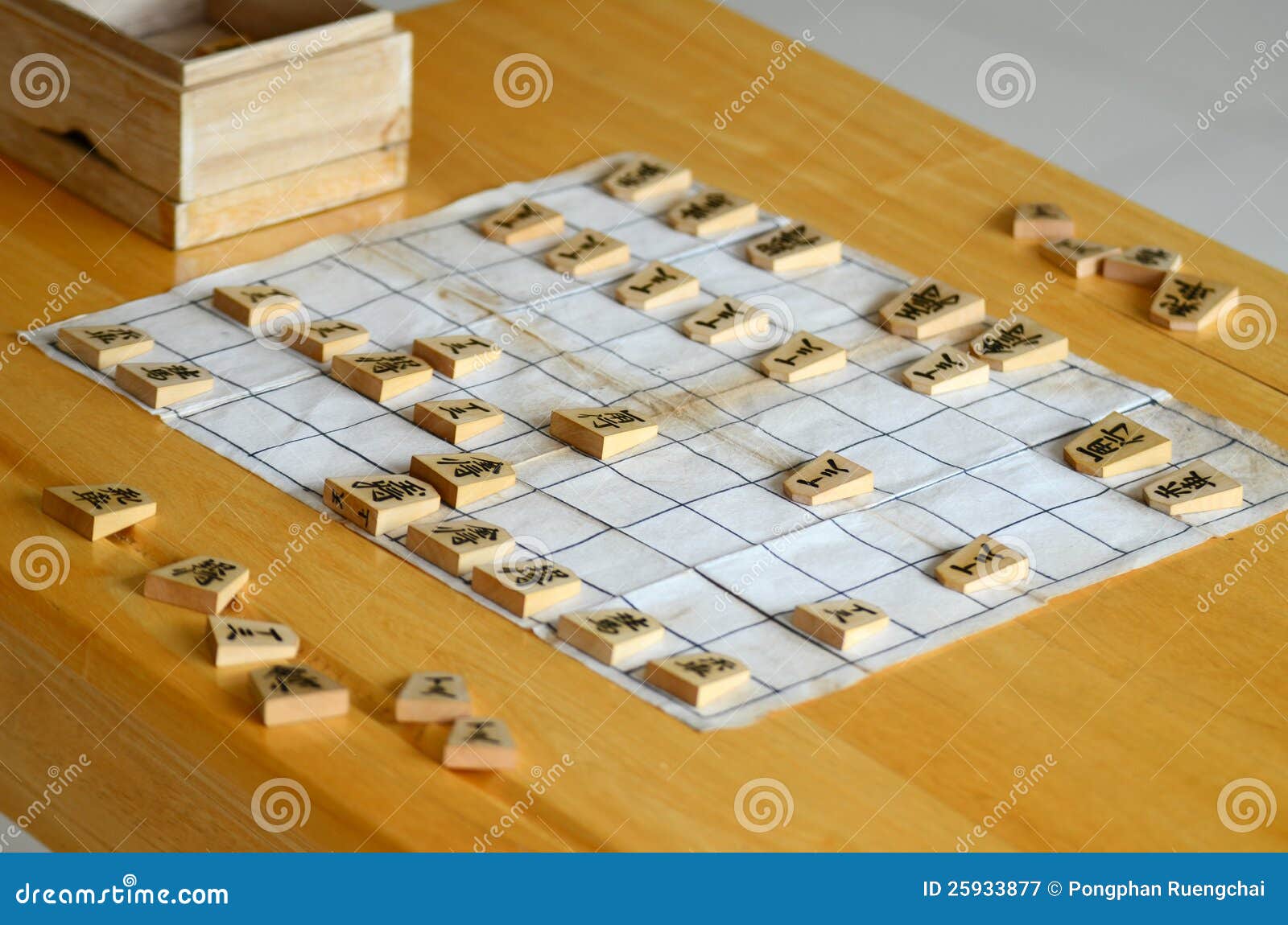 Japanese Chess Set (Shogi) Stock Photography | CartoonDealer.com #13481990