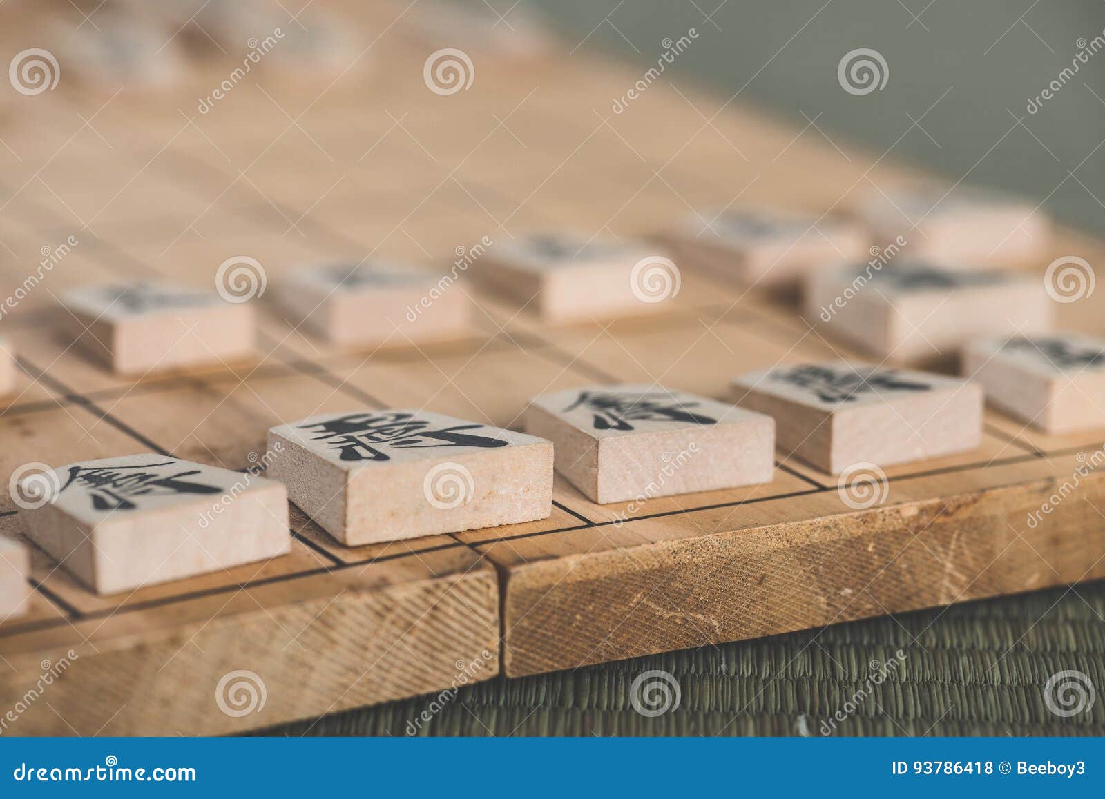 Japanese Chess Strategy Board Games in Japan Stock Photo - Image of ...