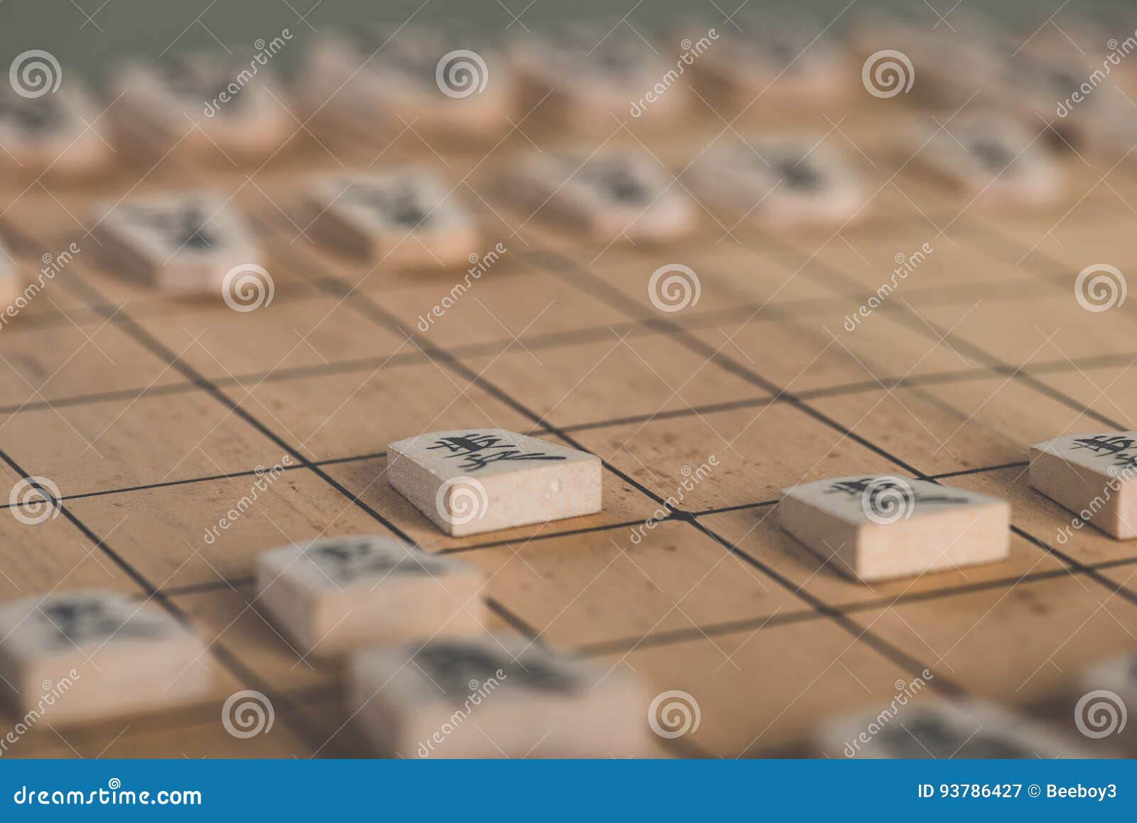 Japanese Chess Strategy Board Games in Japan Stock Image - Image of ...