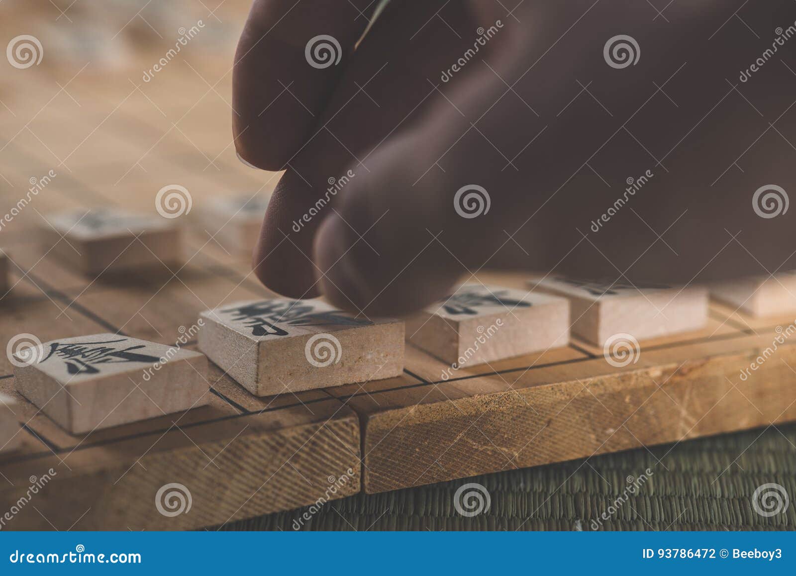 Japanese Chess Strategy Board Games in Japan Stock Photo - Image of ...