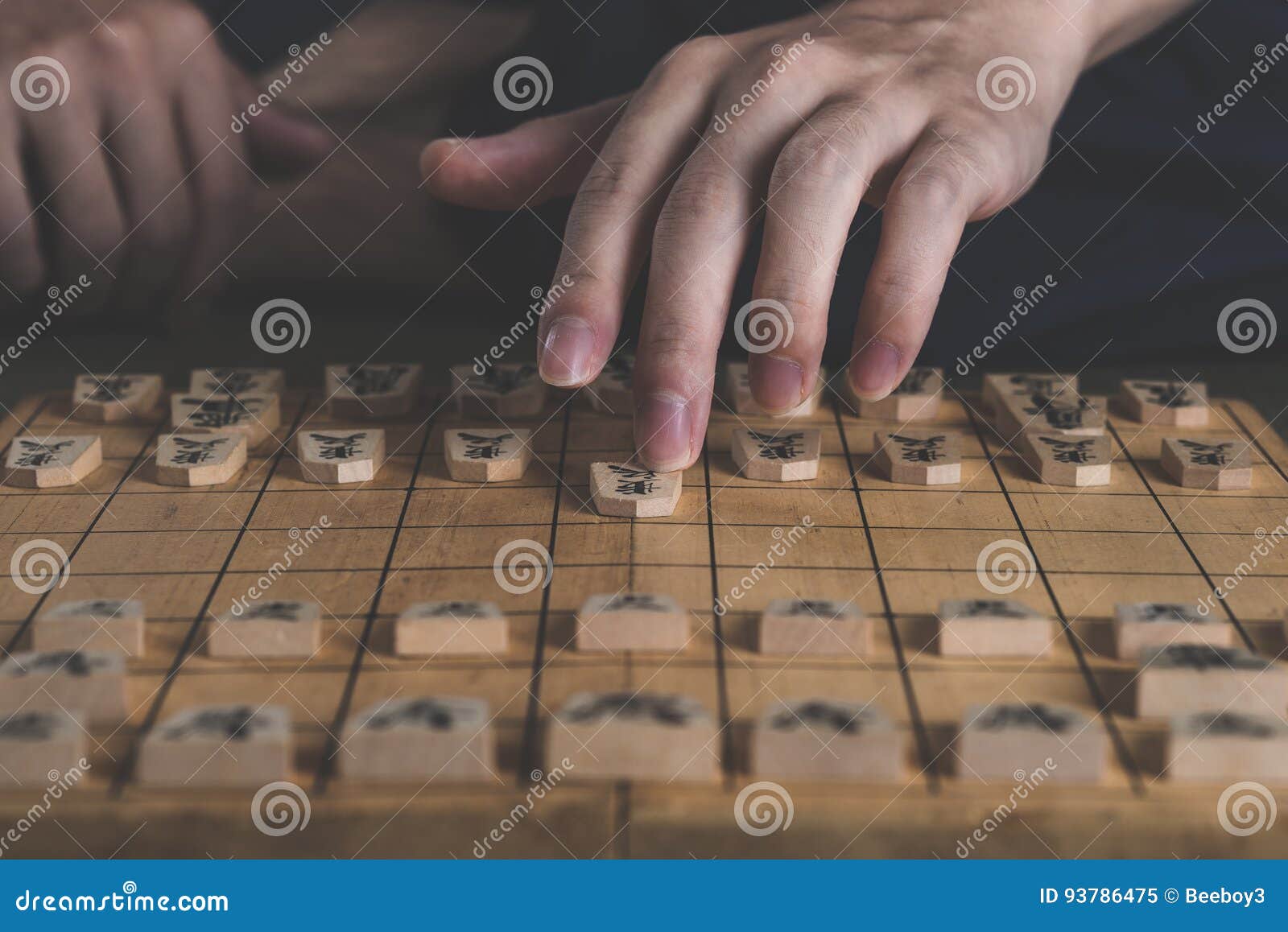 Japanese Chess Strategy Board Games in Japan Stock Image - Image of ...