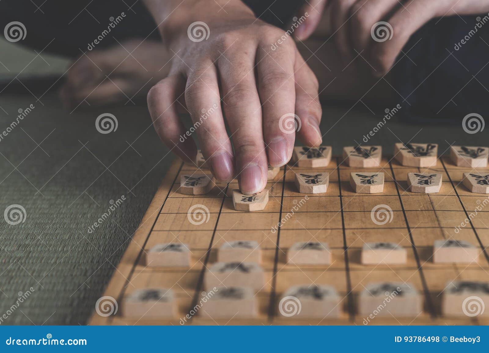Japanese Chess Strategy Board Games in Japan Stock Photo - Image of ...