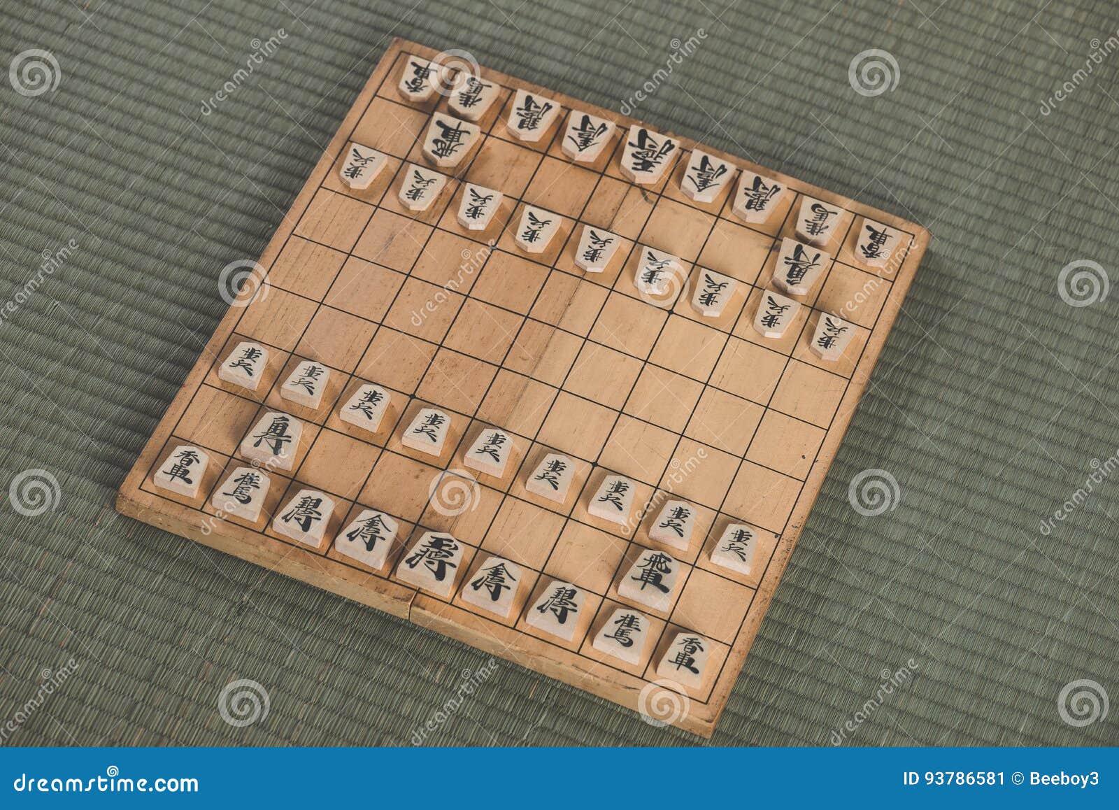 Japanese Chess Strategy Board Games in Japan Stock Image - Image of ...