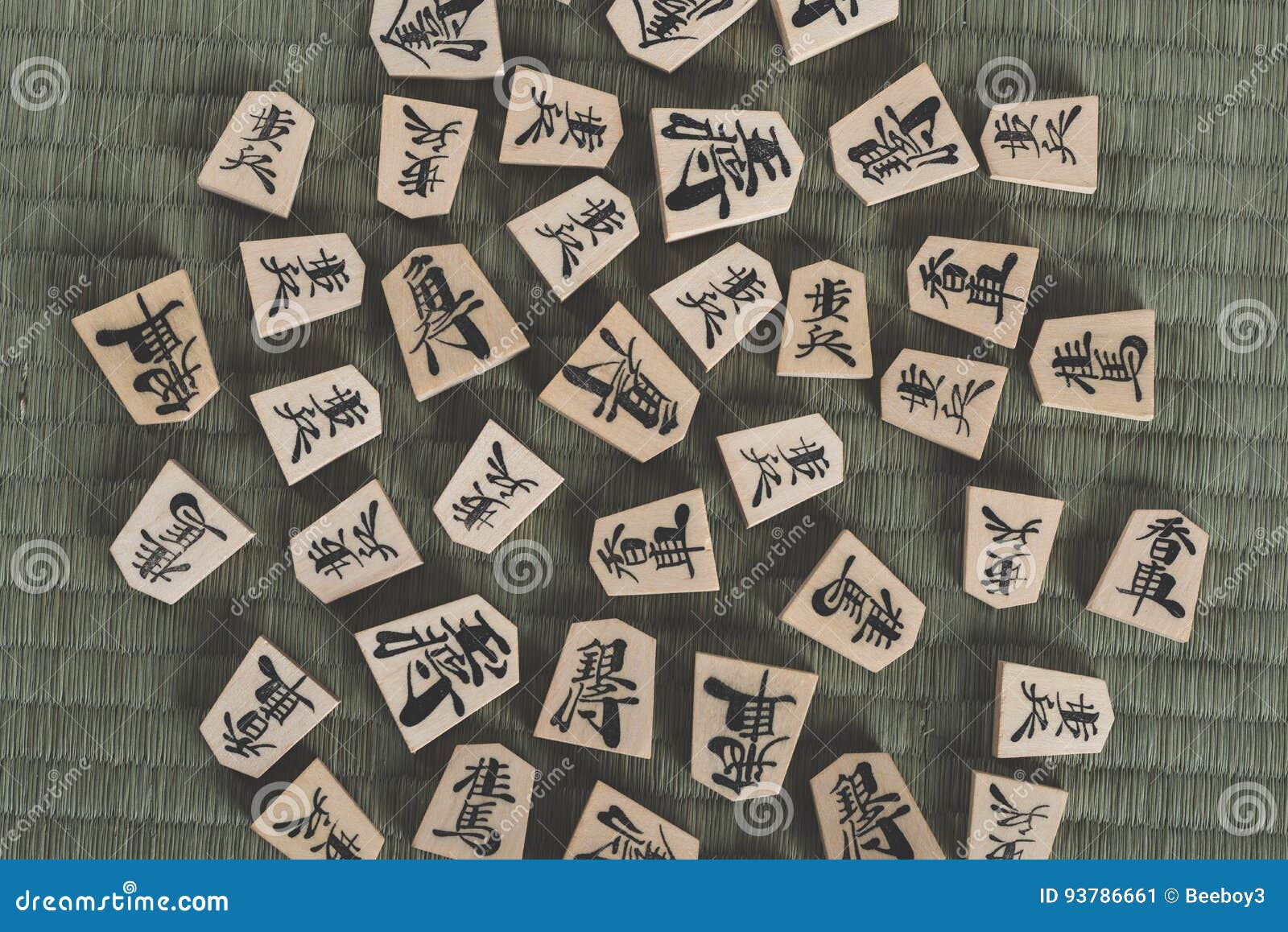 Japanese Chess Strategy Board Games in Japan Stock Image - Image of ...