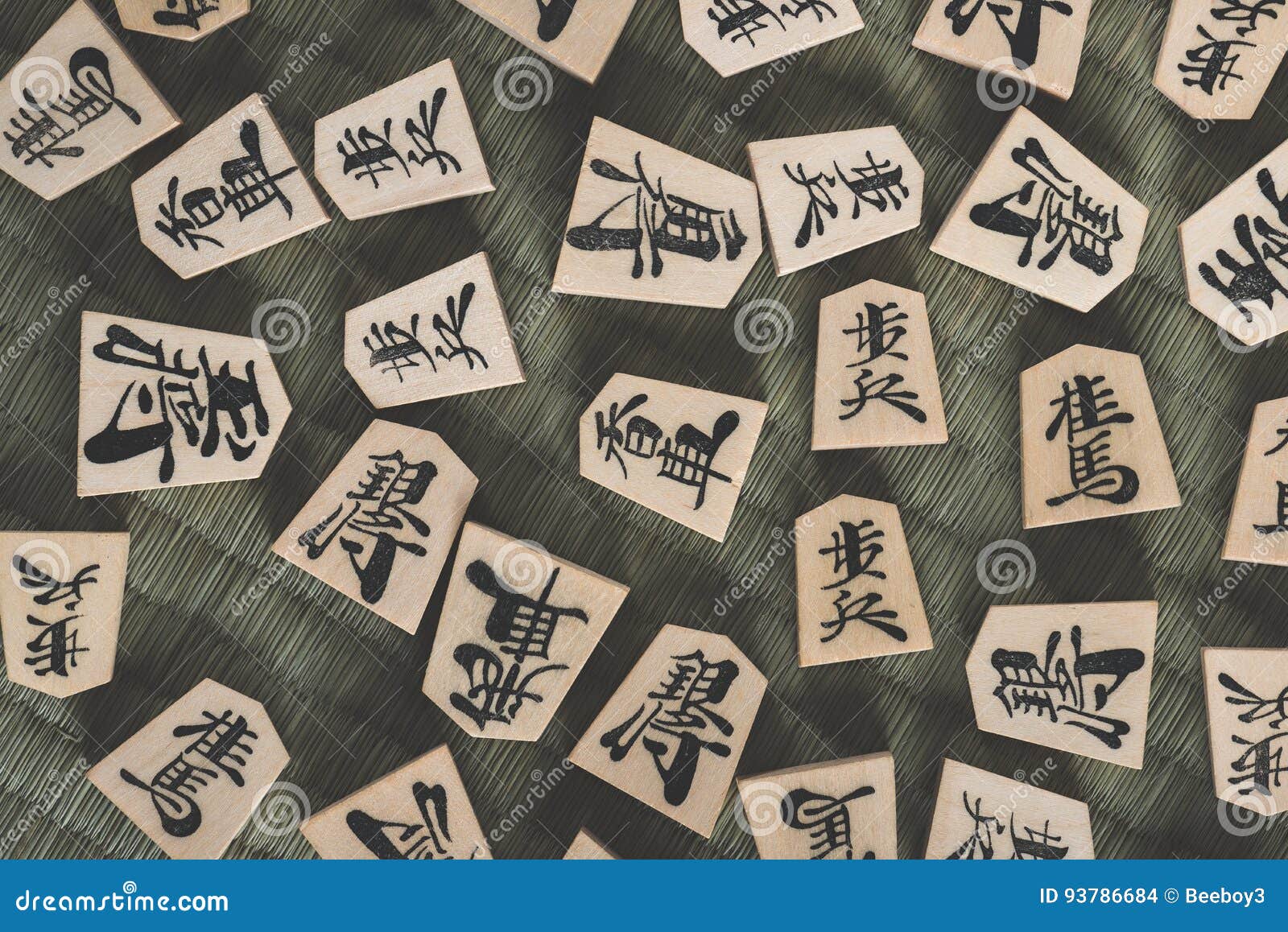 Japanese Chess Strategy Board Games in Japan Stock Photo - Image of ...