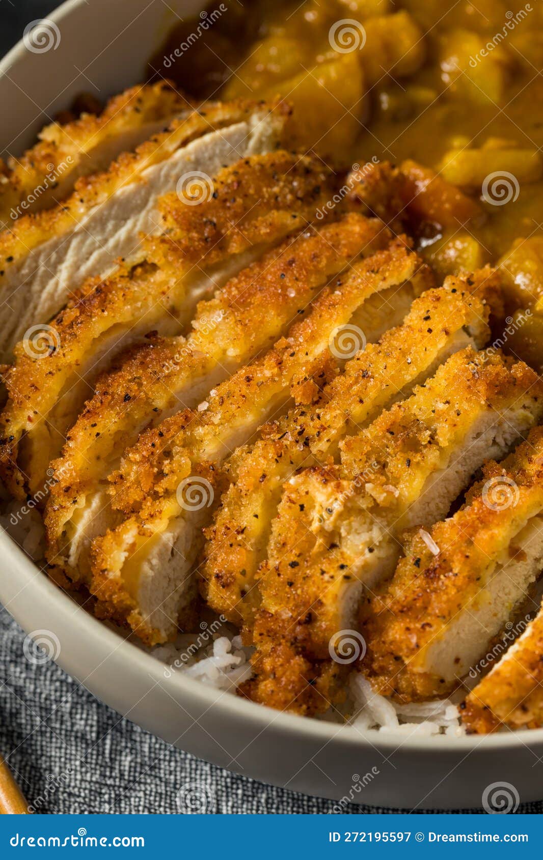 Japanese Chicken Katsu Curry Stew Stock Image - Image of traditional ...