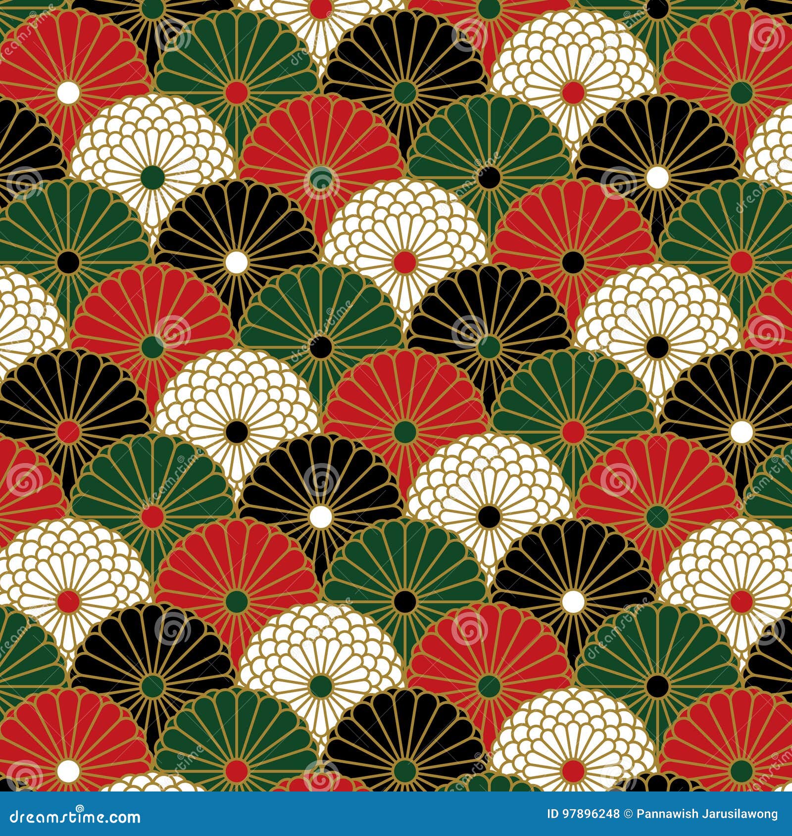 Japanese Floral Pattern