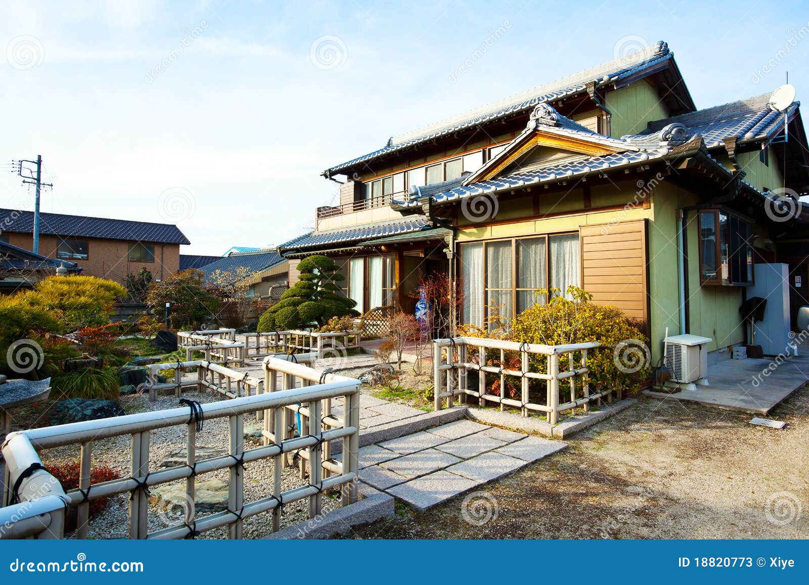 Japanese classical villa stock image. Image of society - 18820773