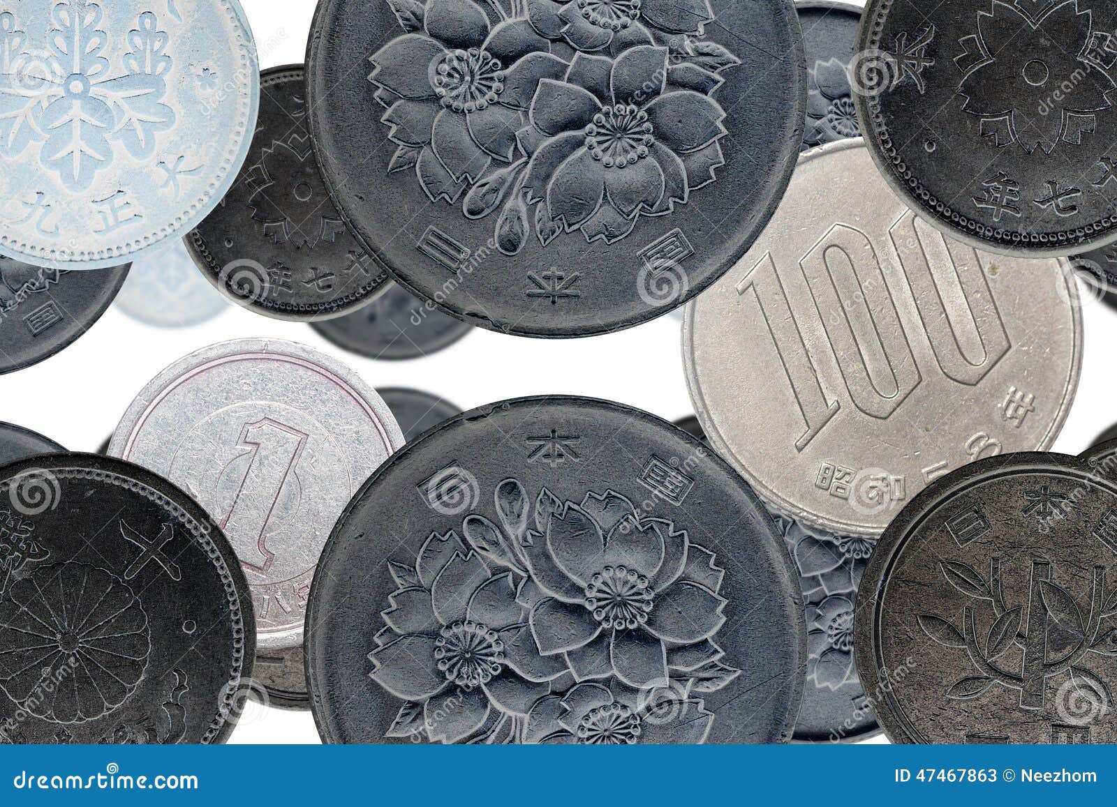 Japanese Coins Royalty-Free Stock Photo | CartoonDealer.com #67743