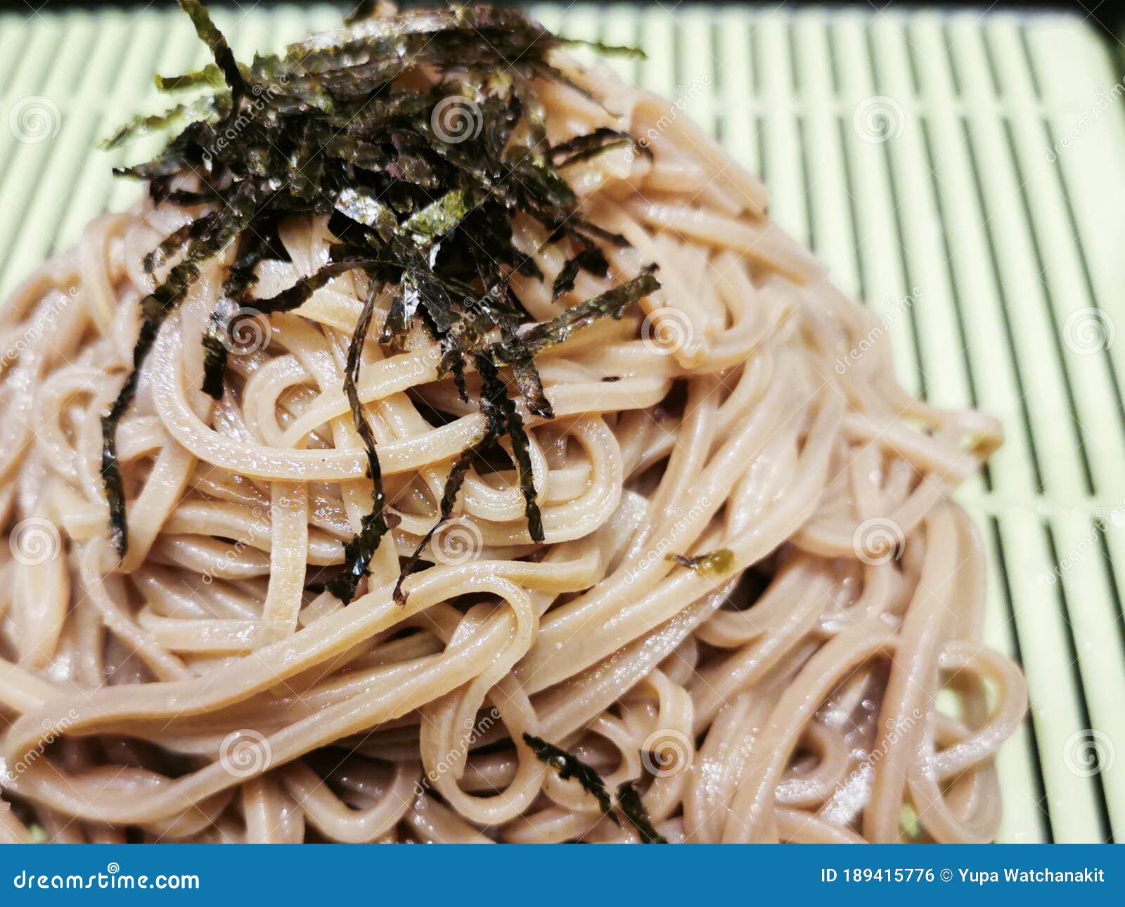 Japanese Cold Ramen Noodles in Japanese Style Stock Photo - Image of ...
