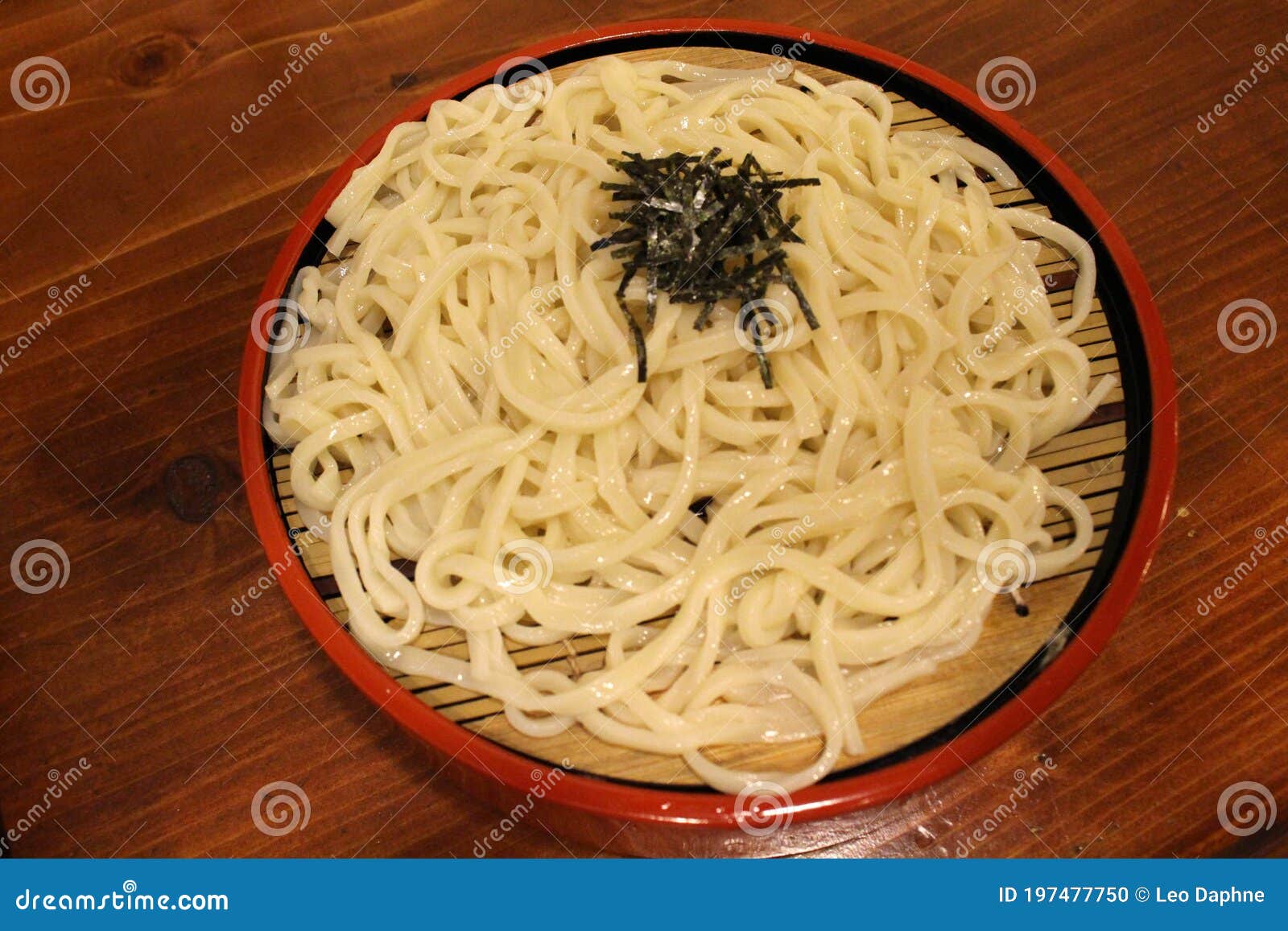 Japanese Cold Soba Served on a Plate Stock Photo - Image of soba, food ...