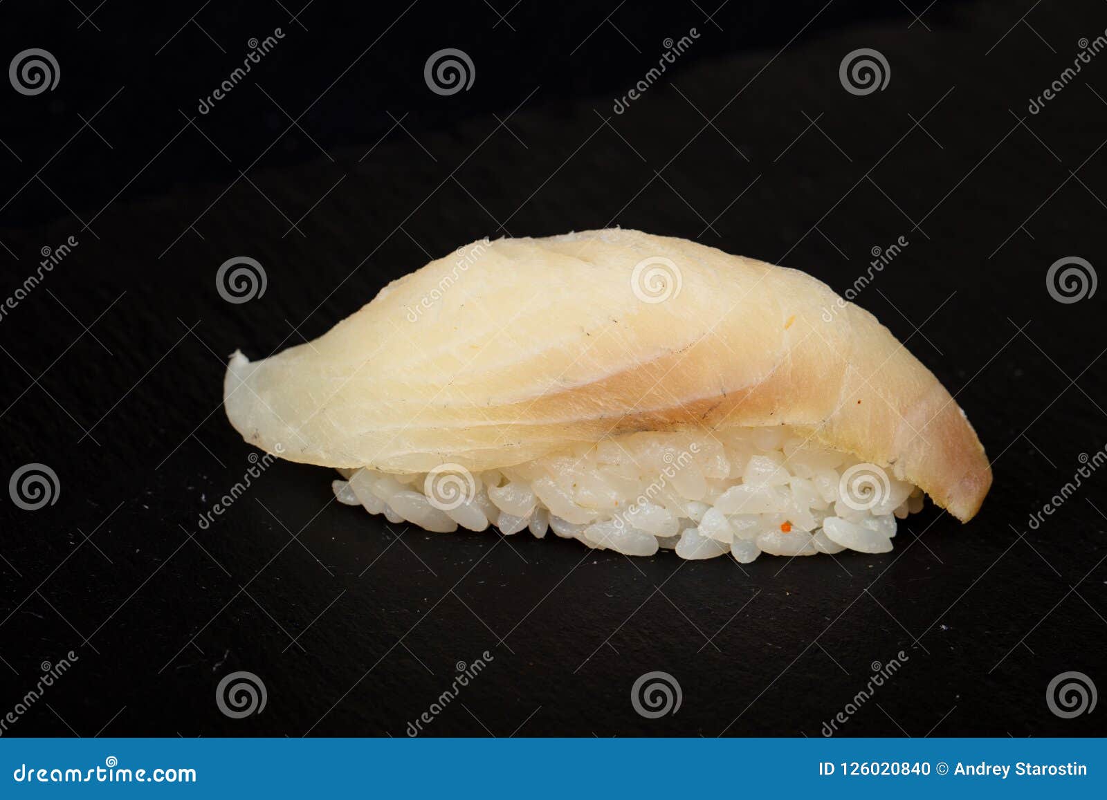 Japanese sushi with perch stock photo. Image of beautiful - 126020840