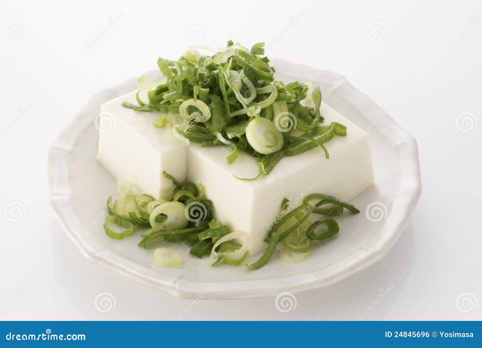 Japanese cold Tofu stock photo. Image of dinner, healthy - 24845696