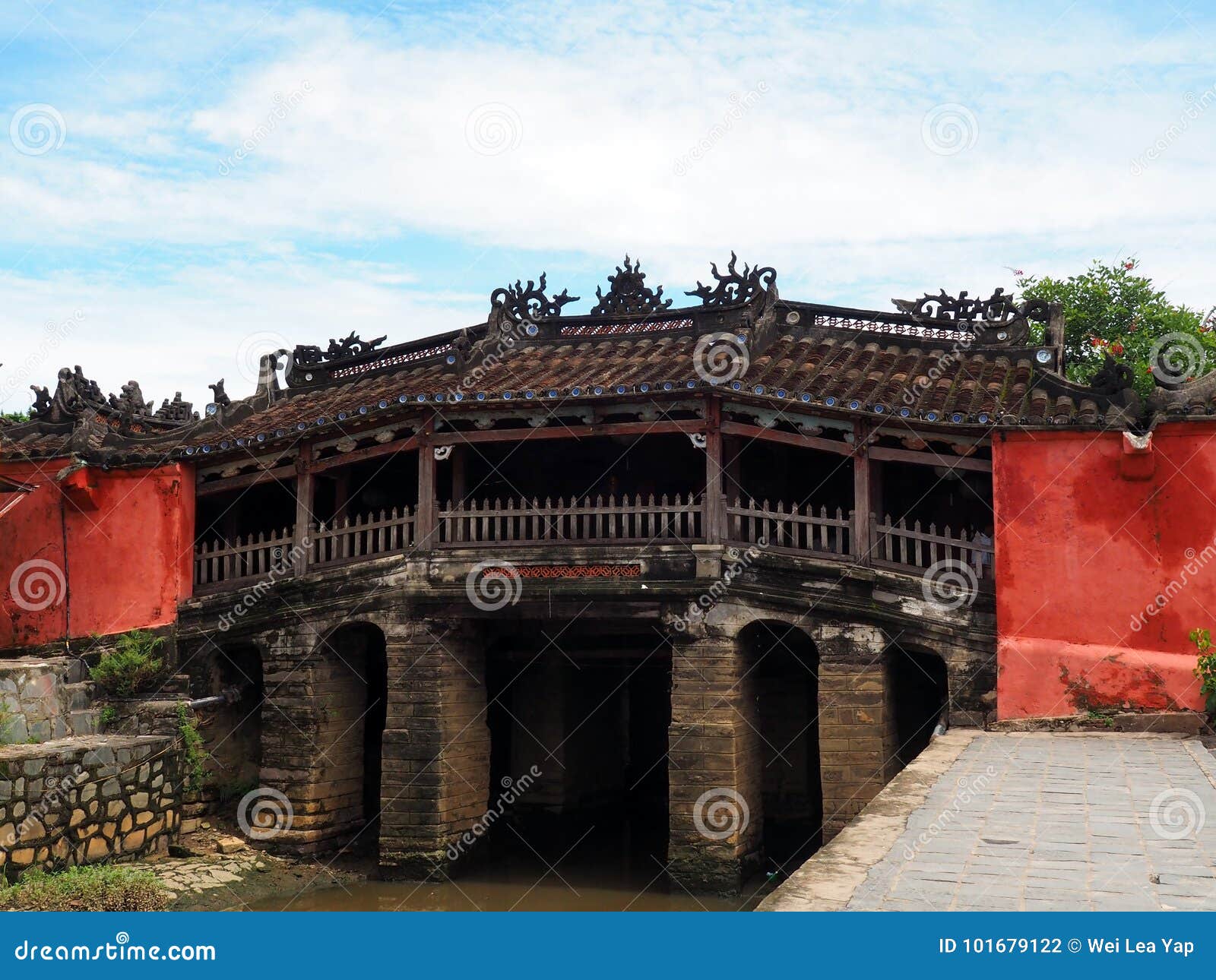 Japanese Covered Bridge stock photo. Image of asia, heritage - 101679122