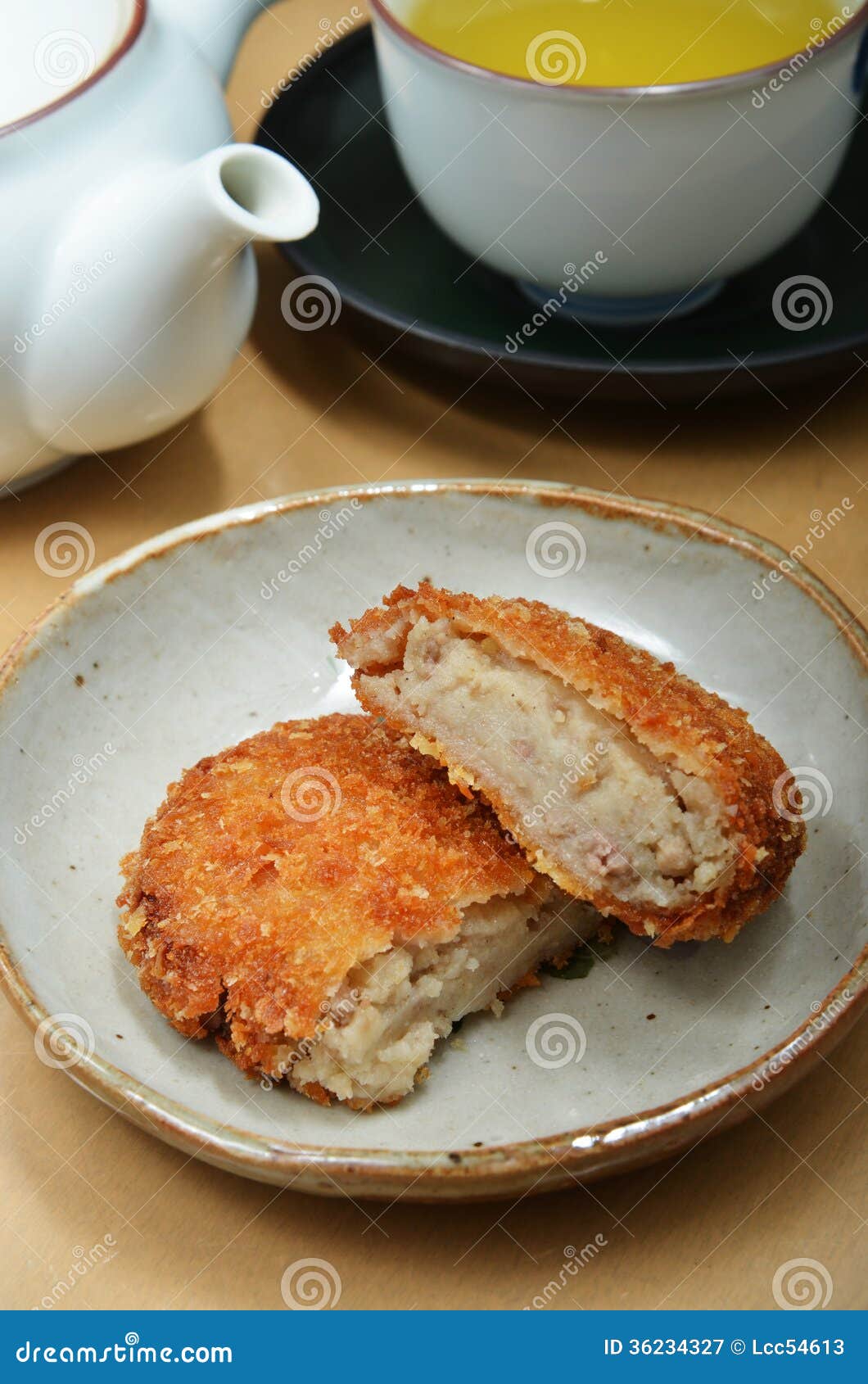 Japanese croquette stock image. Image of japan, cooking - 36234327