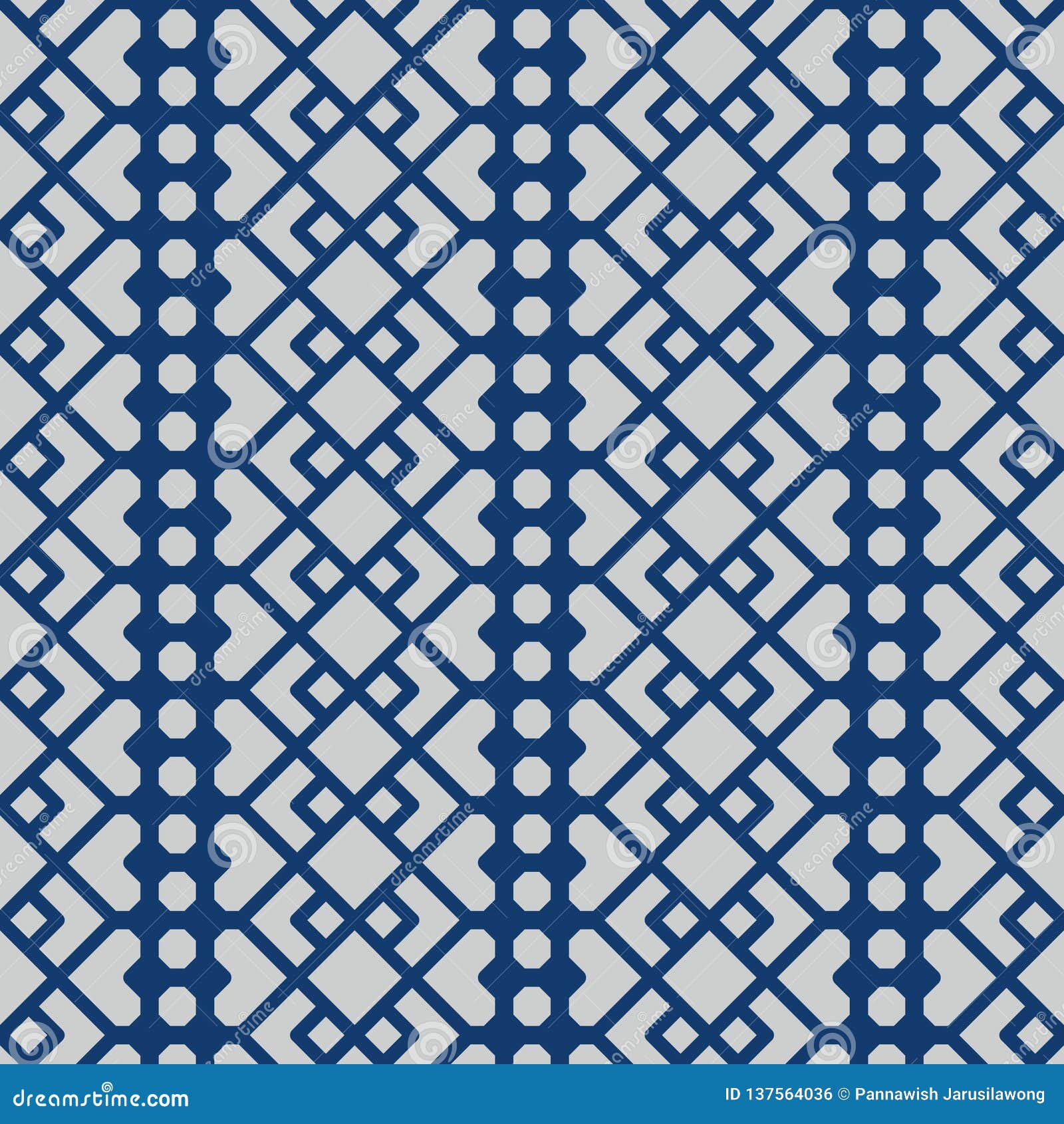 Japanese Cross Square Pattern Stock Vector - Illustration of ethnic ...