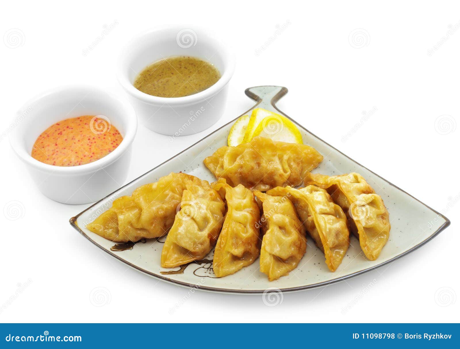 Japanese Cuisine - Fish Dumplings Stock Photo - Image of dumplings ...