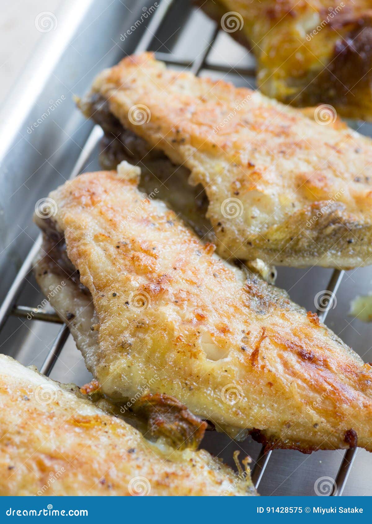 Japanese Cuisine, Fried Fish Stock Image - Image of meal, snack: 91428575