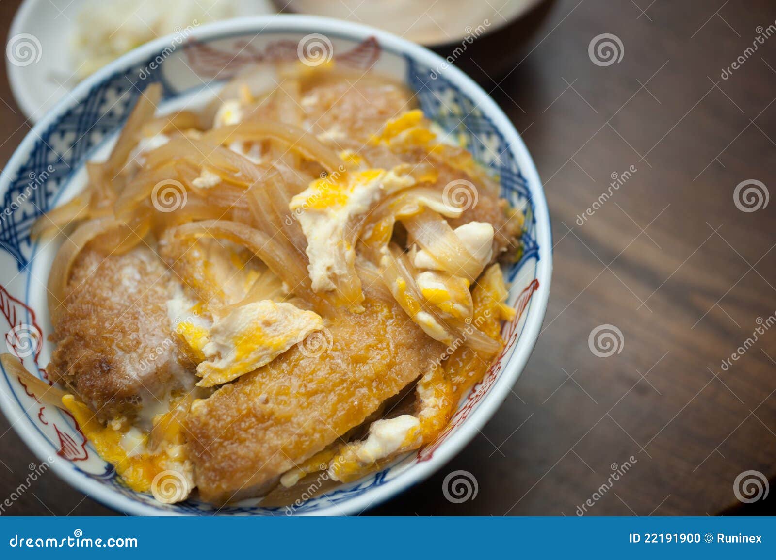 Japanese Cuisine, Katsudon stock photo. Image of fried - 22191900