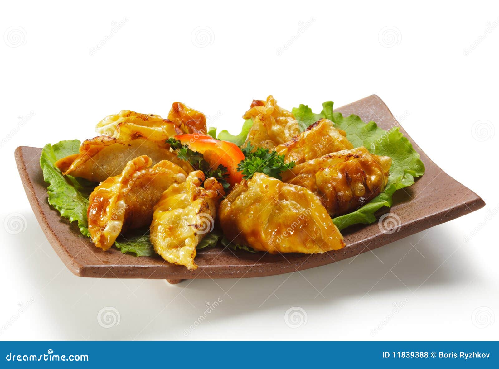 Japanese Cuisine - Meat Dumplings Stock Photo - Image of oriental ...