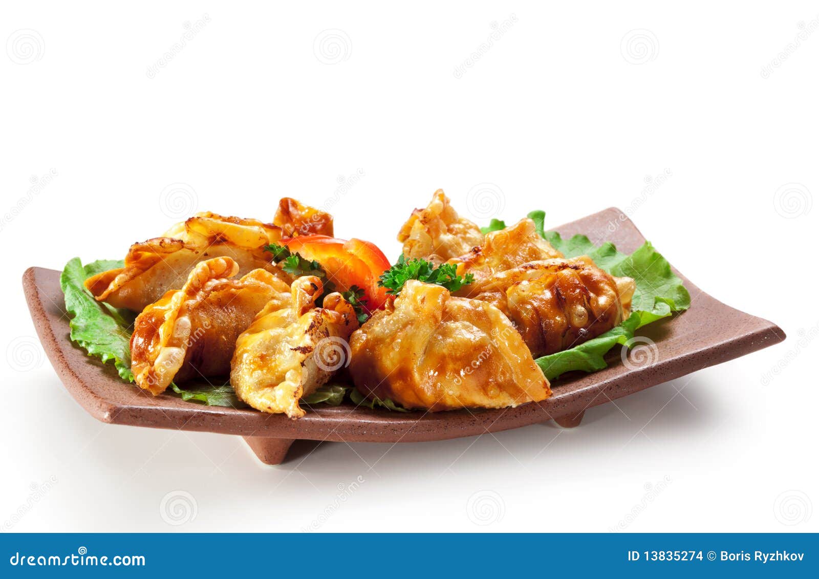Japanese Cuisine - Meat Dumplings Stock Photo - Image of japanese ...
