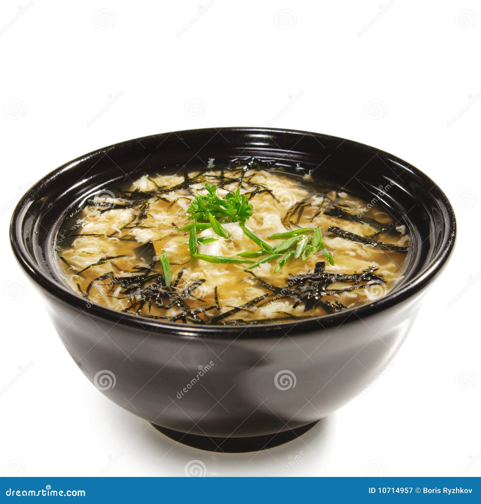 Japanese Cuisine - Miso Soup Stock Image - Image of meal, gourmet: 10714957