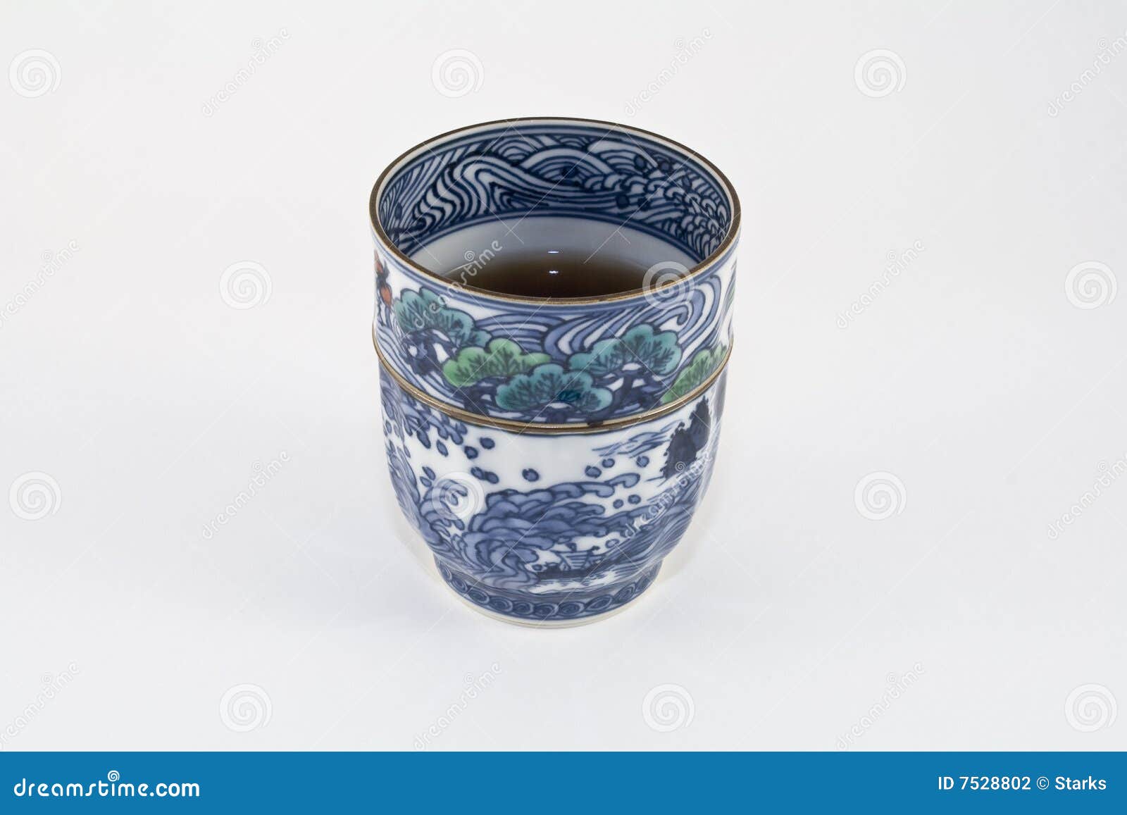 Japanese cup of tea stock photo. Image of drink, ceramics - 7528802