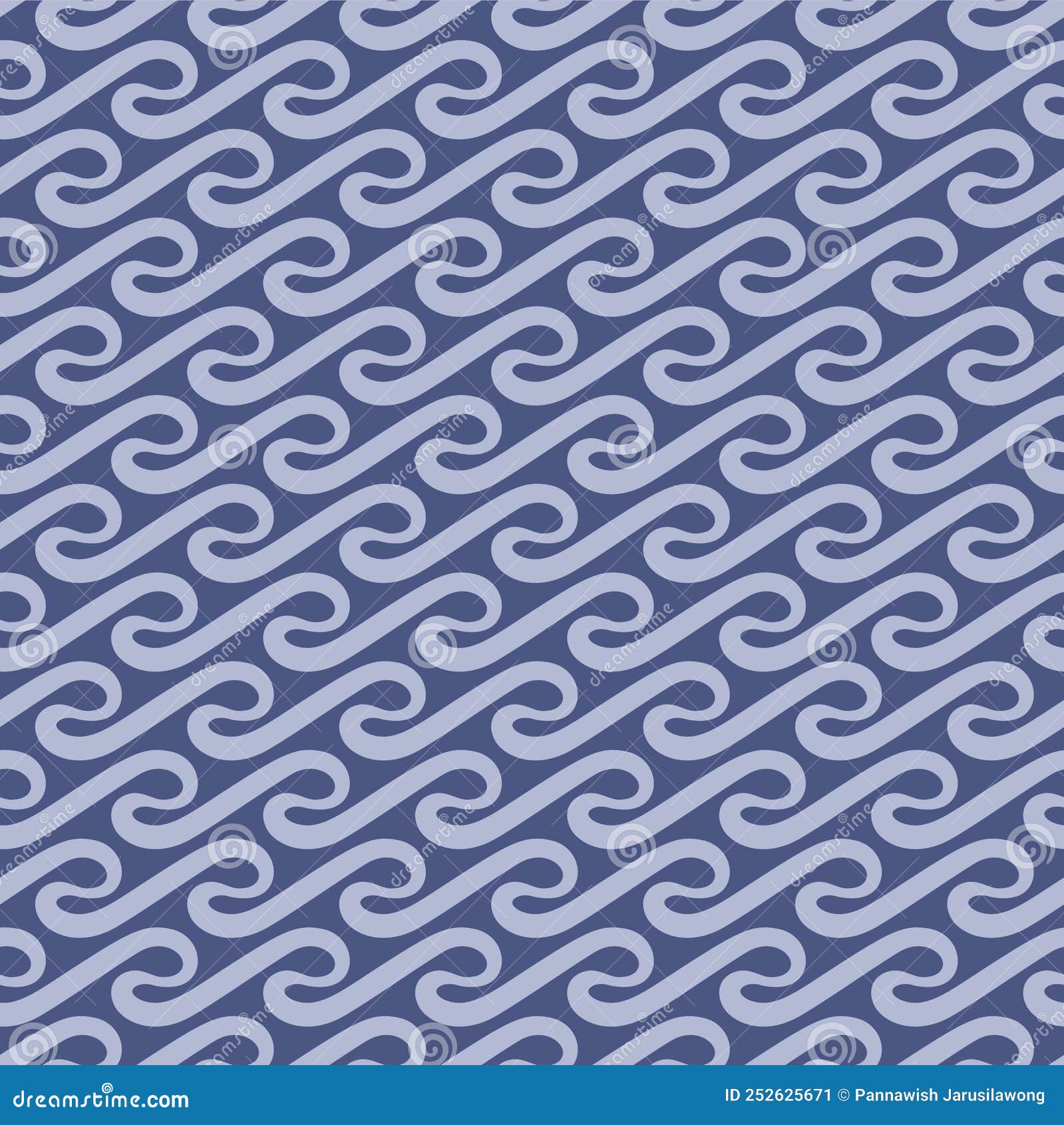 Japanese Curl Wave Line Vector Seamless Pattern Stock Vector ...