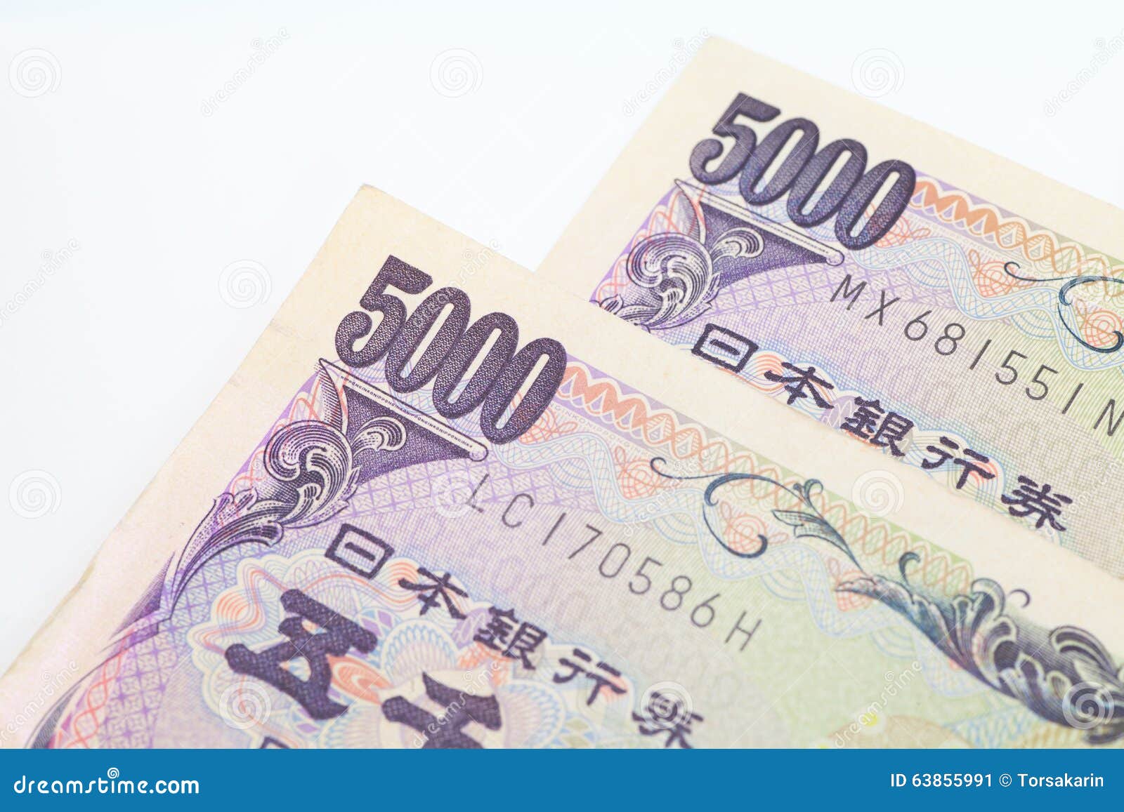 Japanese Currency Yen or Japanese Banknotes Stock Image - Image of ...