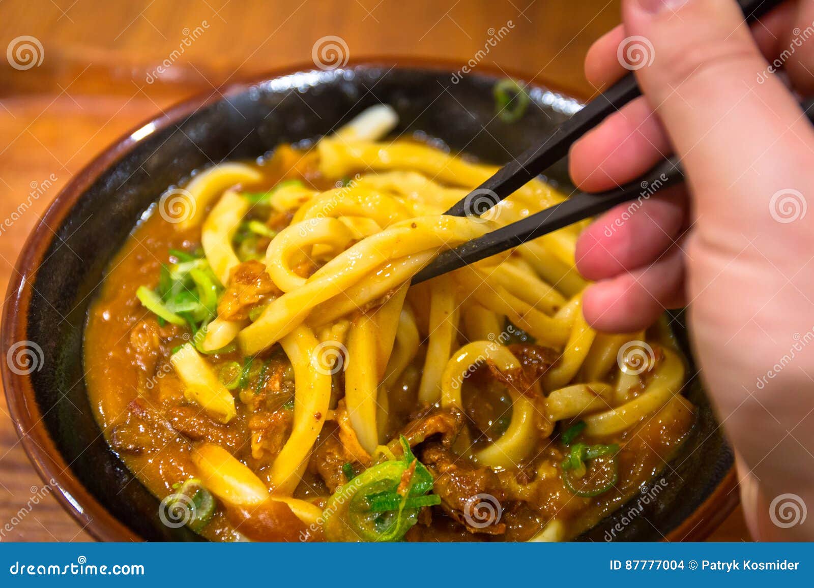 Japanese curry udon stock photo. Image of restaurant - 87777004