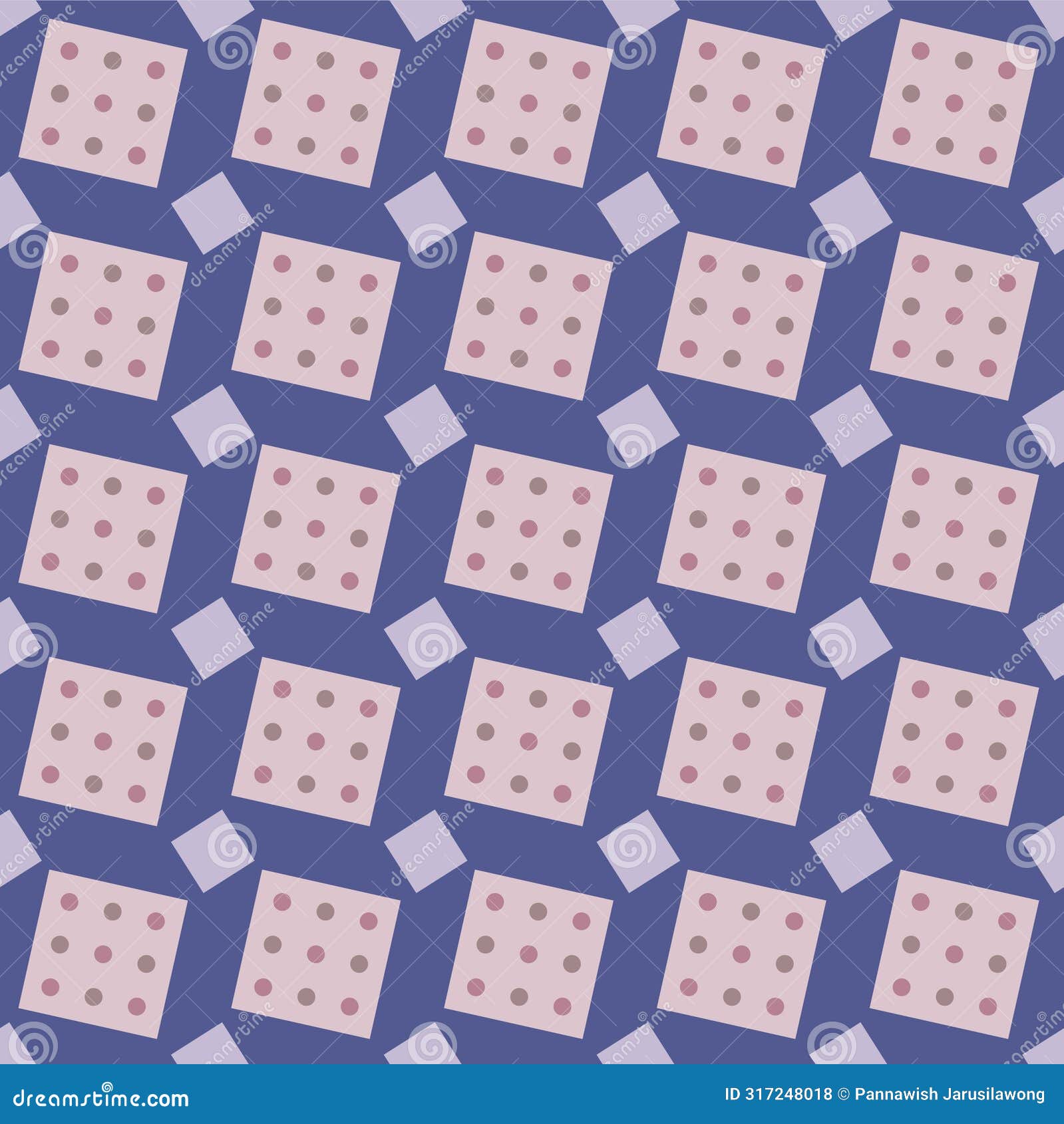 Japanese Cute Dice Diamond Vector Seamless Pattern Stock Vector ...