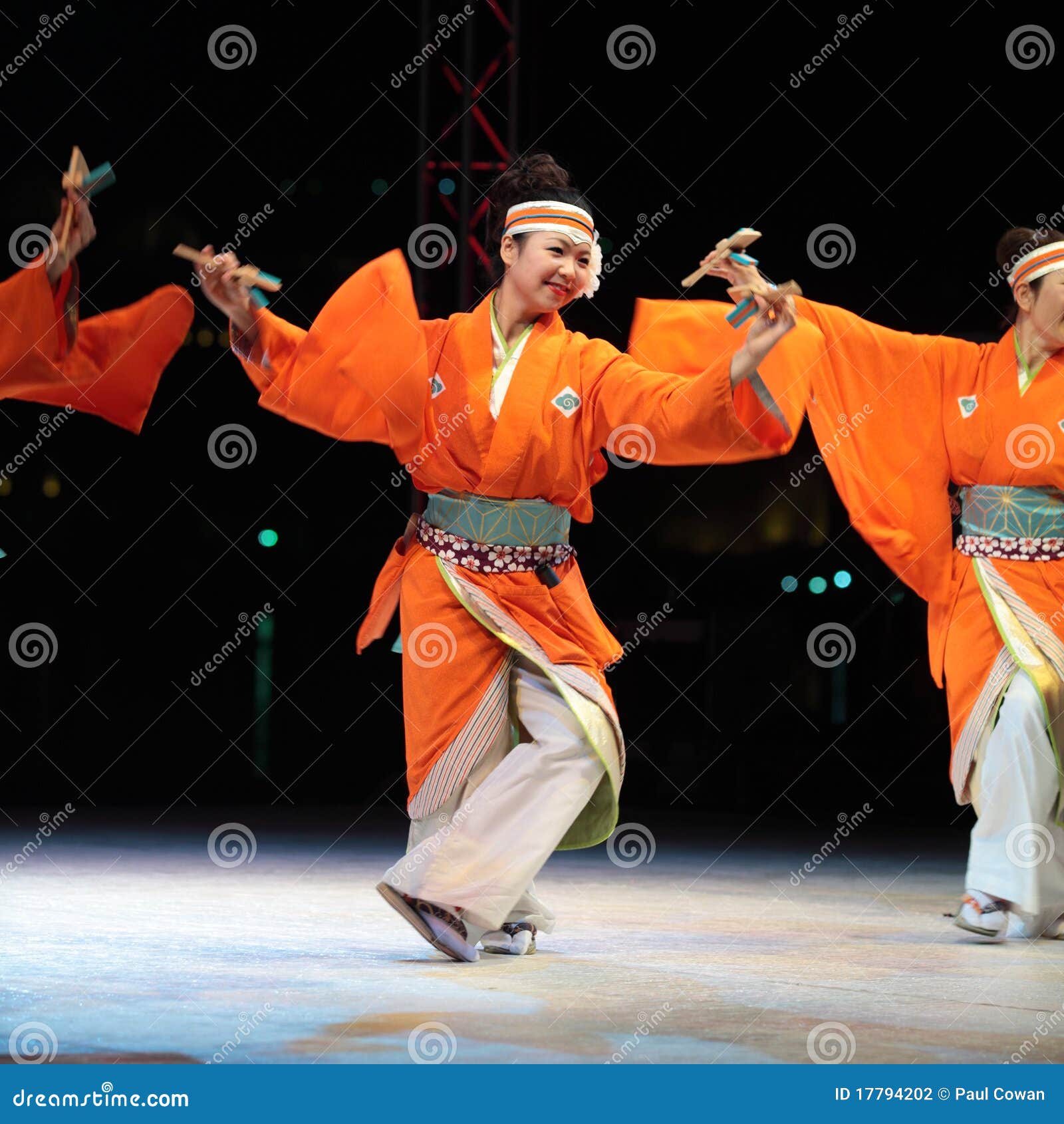 Japanese dancer editorial photography. Image of doha - 17794202