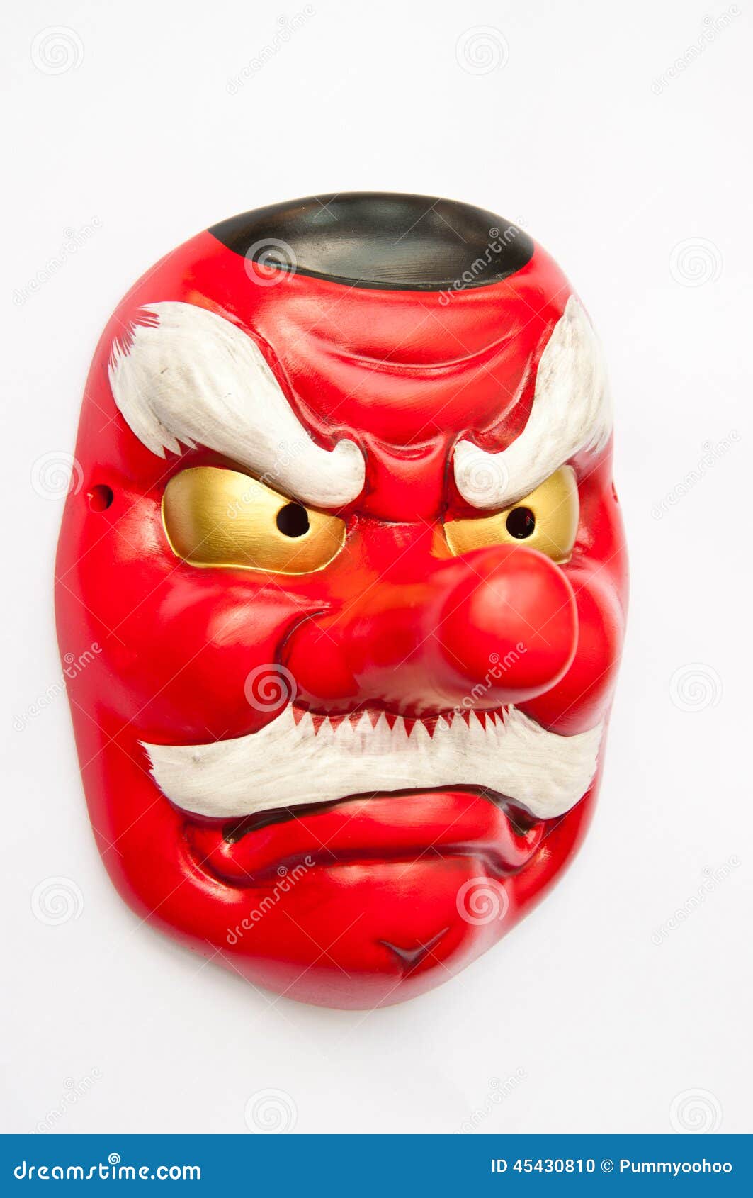 Japanese Demon Mask Royalty-Free Stock Photography | CartoonDealer.com ...