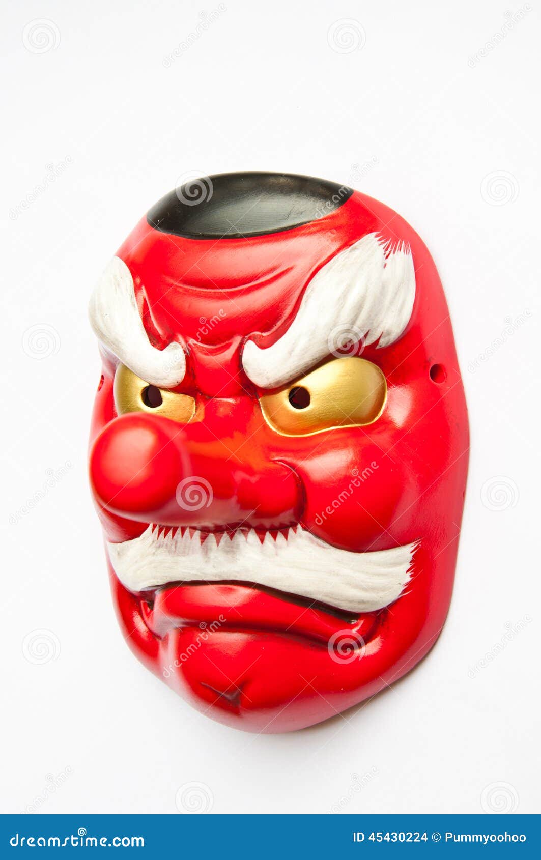 Japanese Demon Mask Royalty-Free Stock Image | CartoonDealer.com #33921850