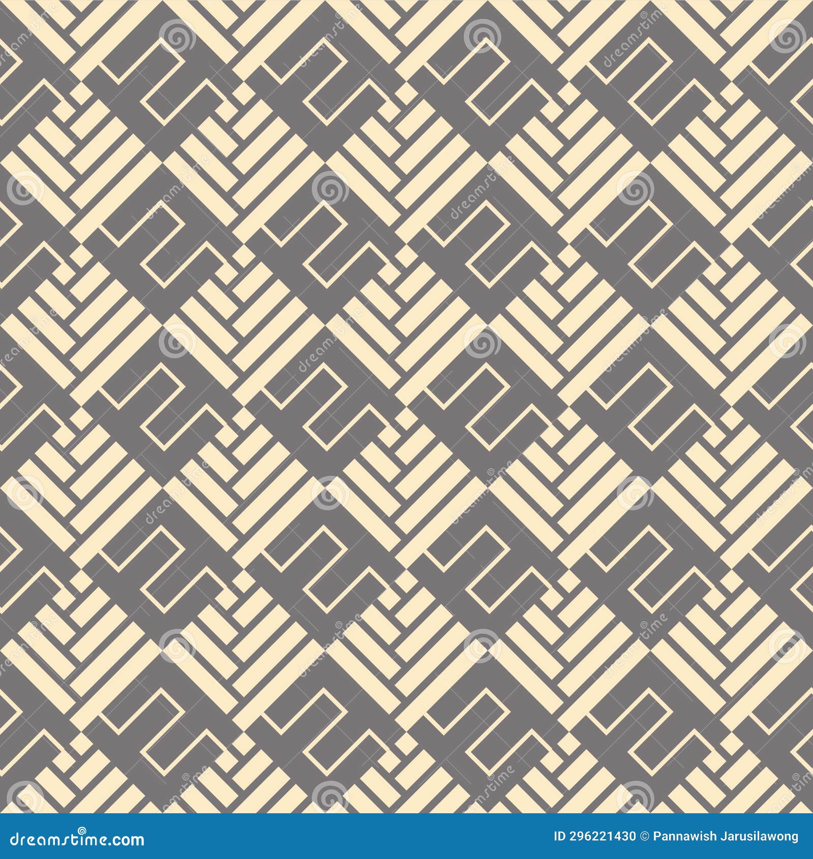 Japanese Diagonal Maze Checkered Vector Seamless Pattern Stock Vector ...