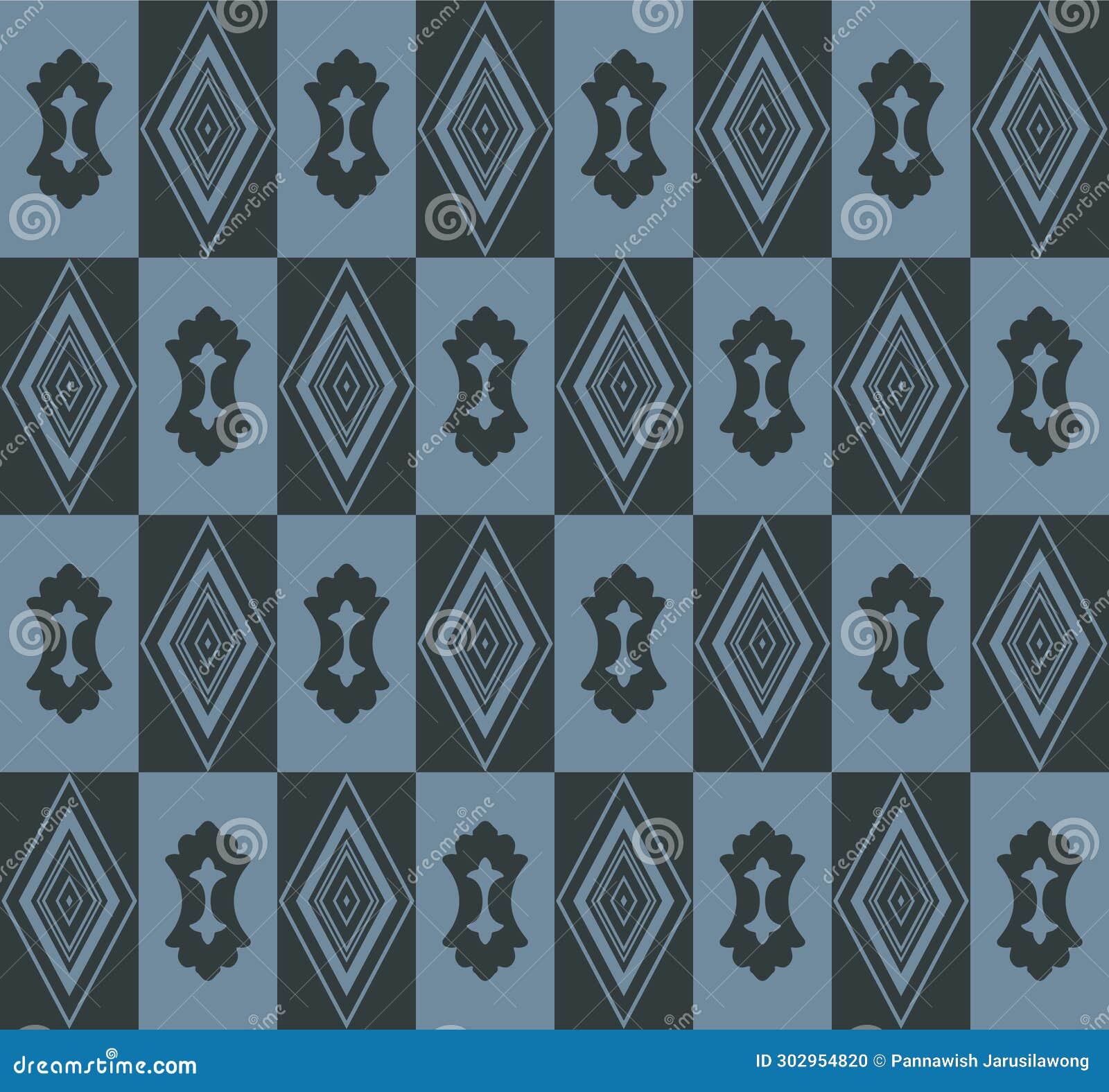 Diamond Checkered Background. Seamless Surface Pattern With Repeated ...