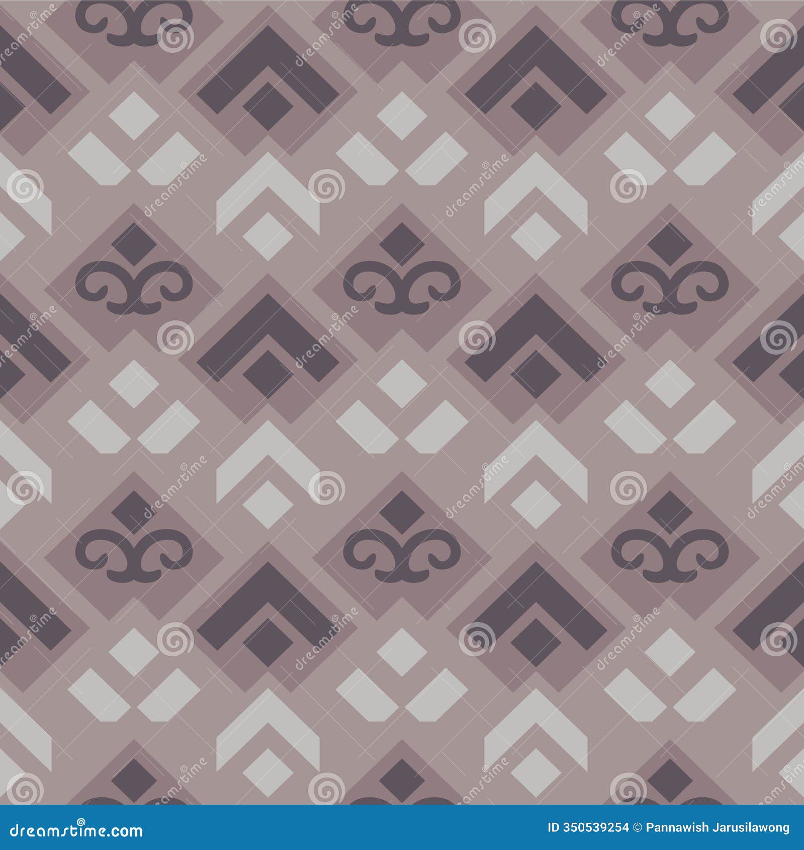 Japanese Diamond Motif Vector Seamless Pattern Stock Illustration ...