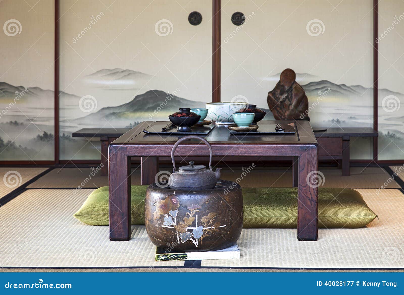 Japanese Dining Room stock image. Image of formal, asian - 40028177