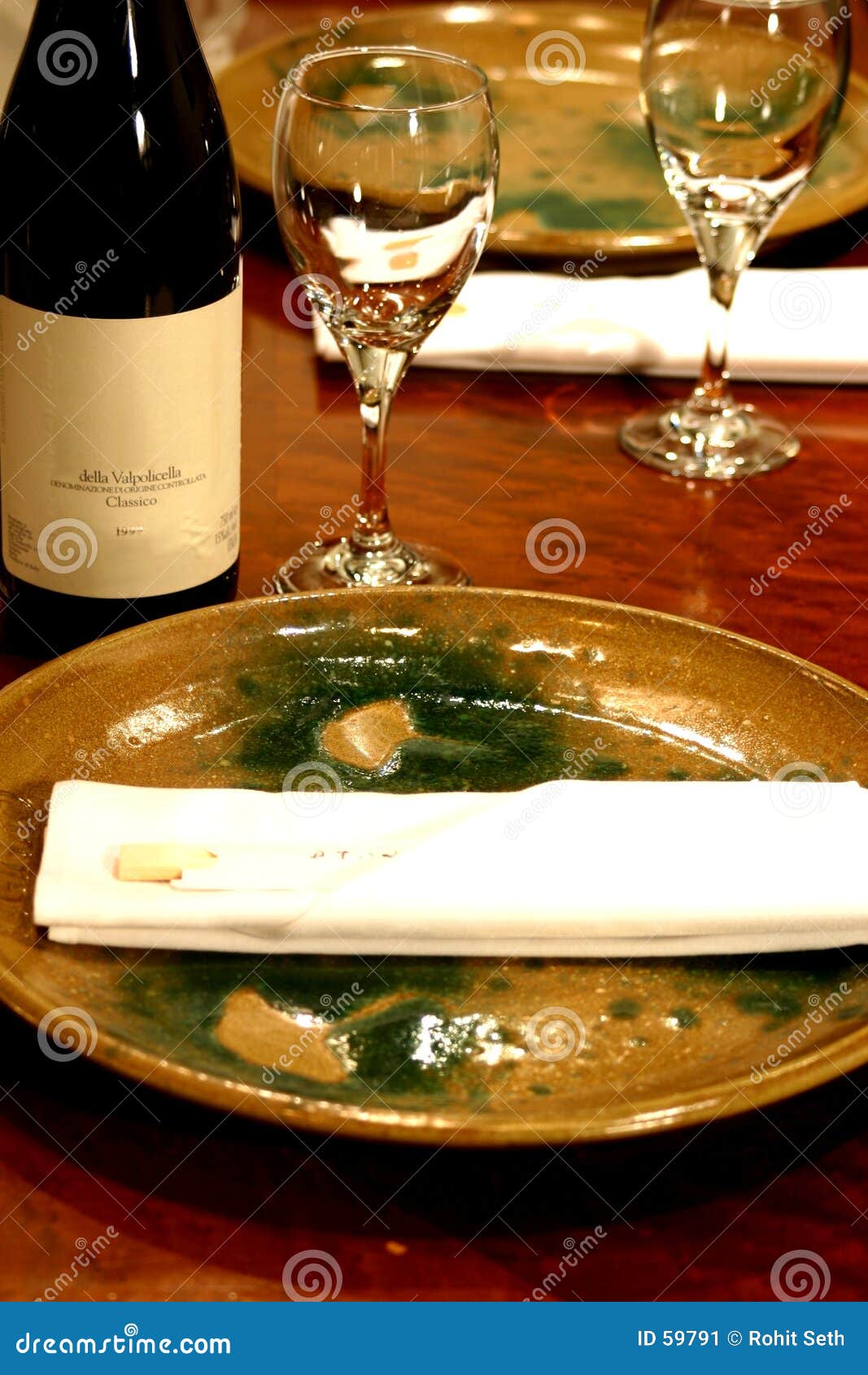 Japanese Dinner Place Setting Stock Image - Image of table, napkin: 59791