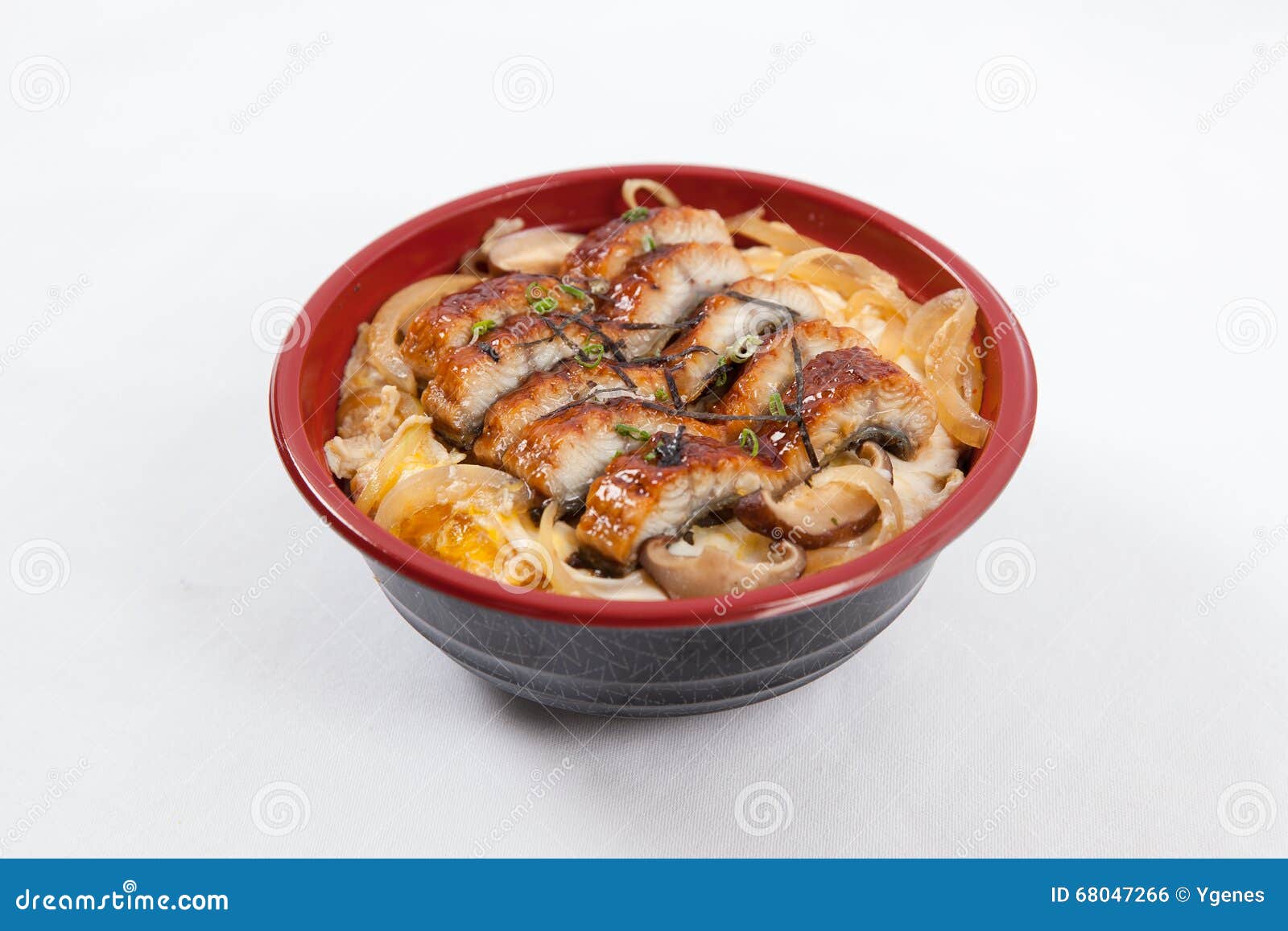 Japanese donburi stock photo. Image of unagi, buta, oyakodon - 68047266