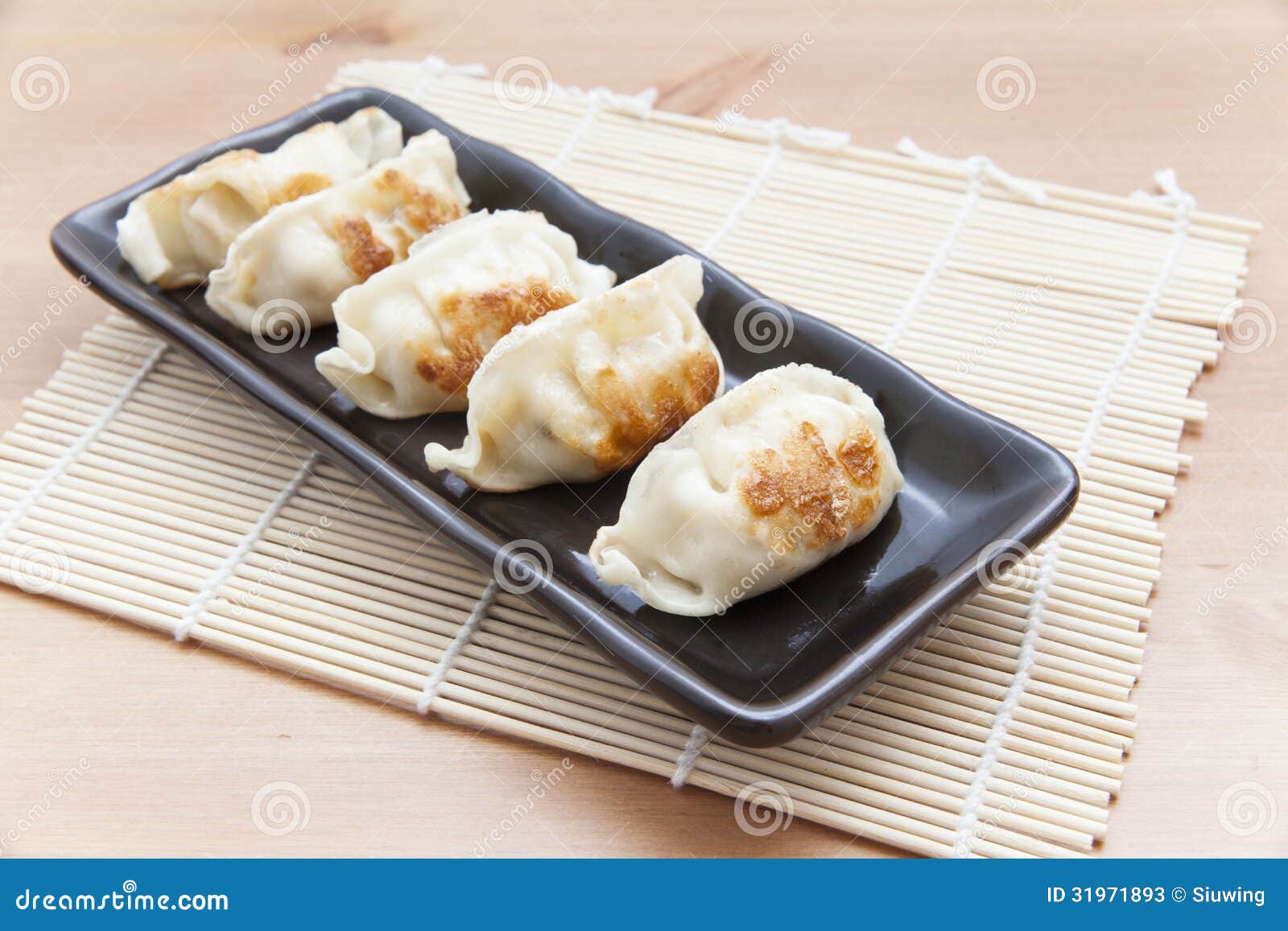Japanese Dumplings stock image. Image of lunch, japanese - 31971893