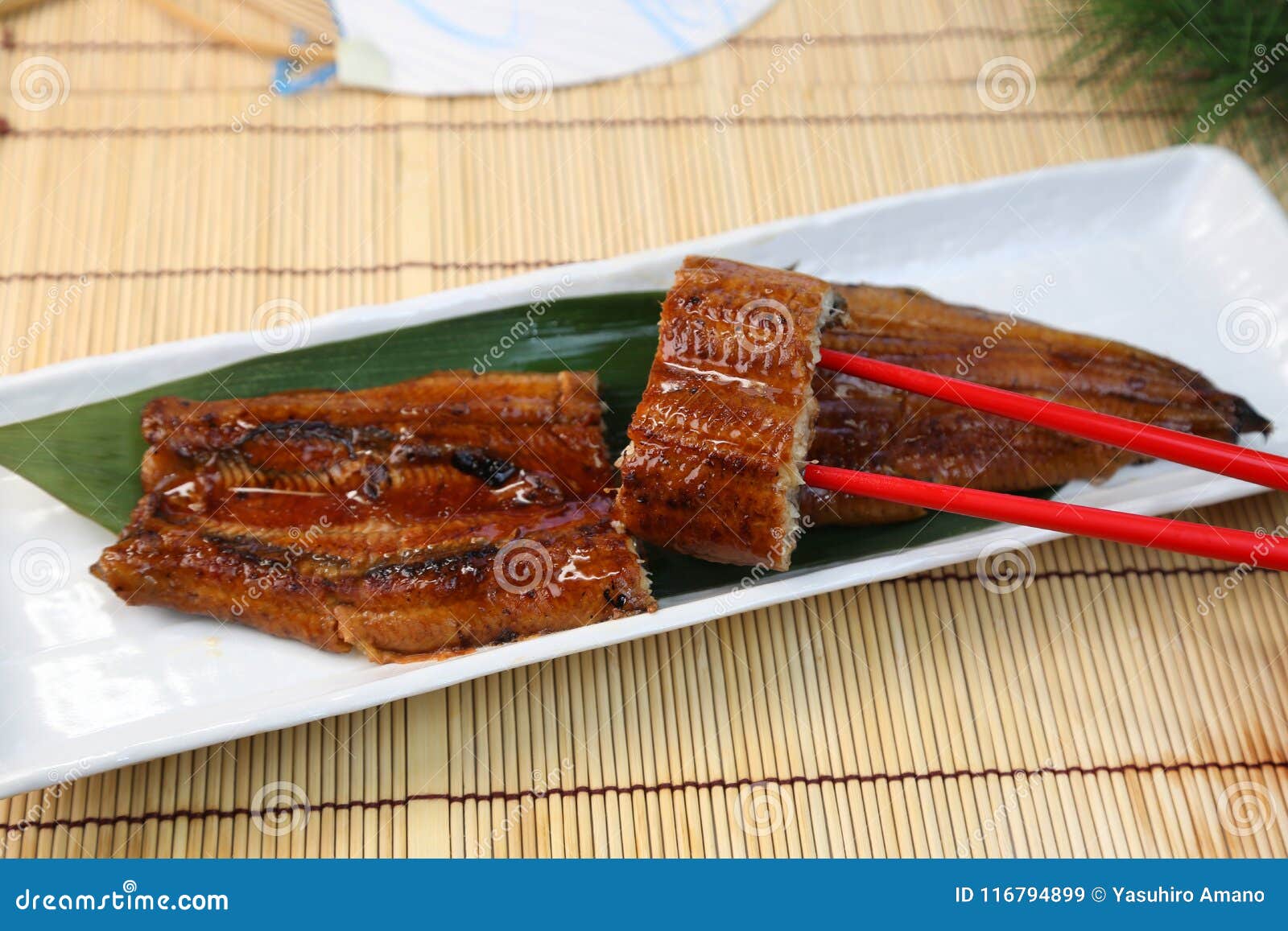 Japanese eel dish stock image. Image of japanese, sauce - 116794899