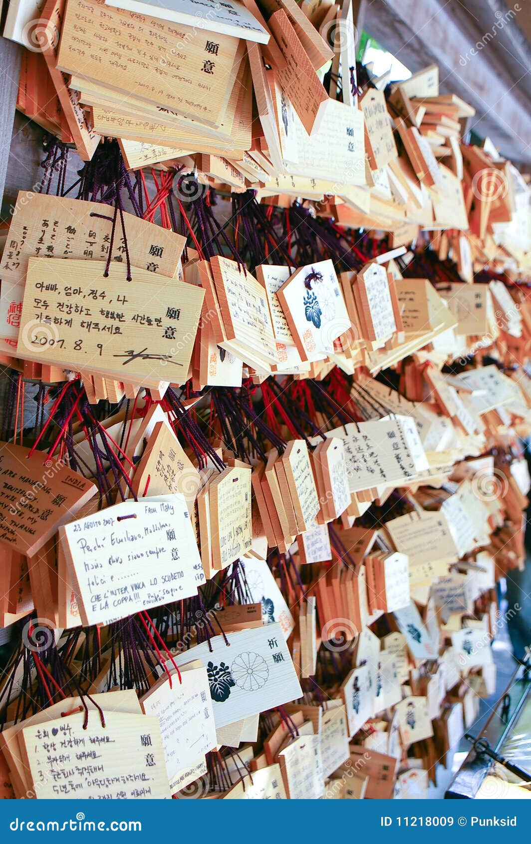 Japanese ema stock image. Image of greeting, faith, buddha - 11218009