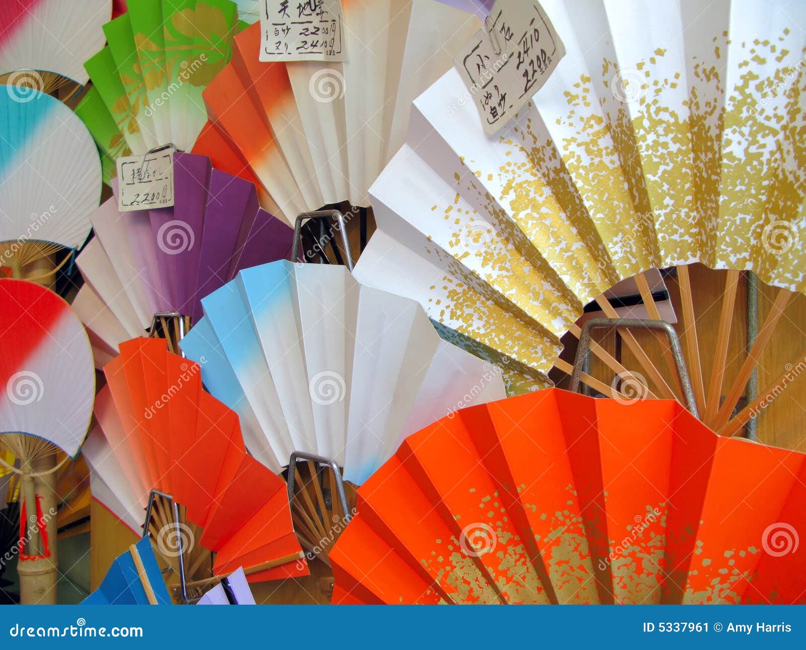 Japanese Fans stock image. Image of craft, accessory, decorative - 5337961